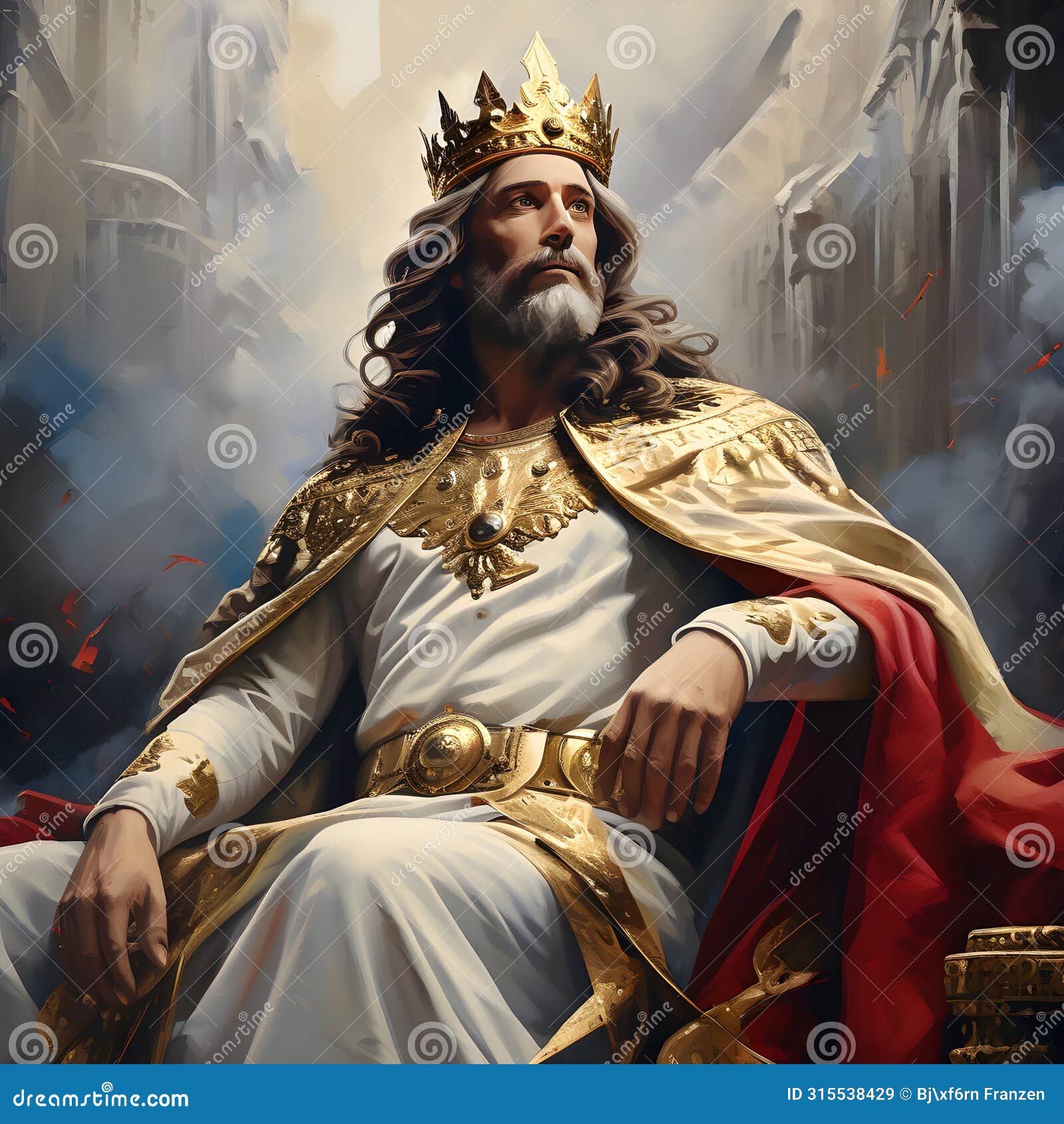 Awesome King stock illustration. Illustration of regent - 315538429