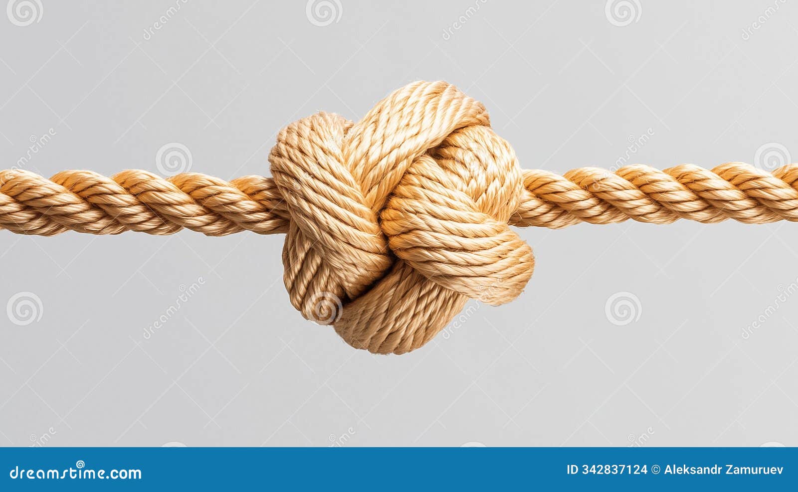 A Strong Knot of Intertwined Ropes Showcases Impressive Craftsmanship ...