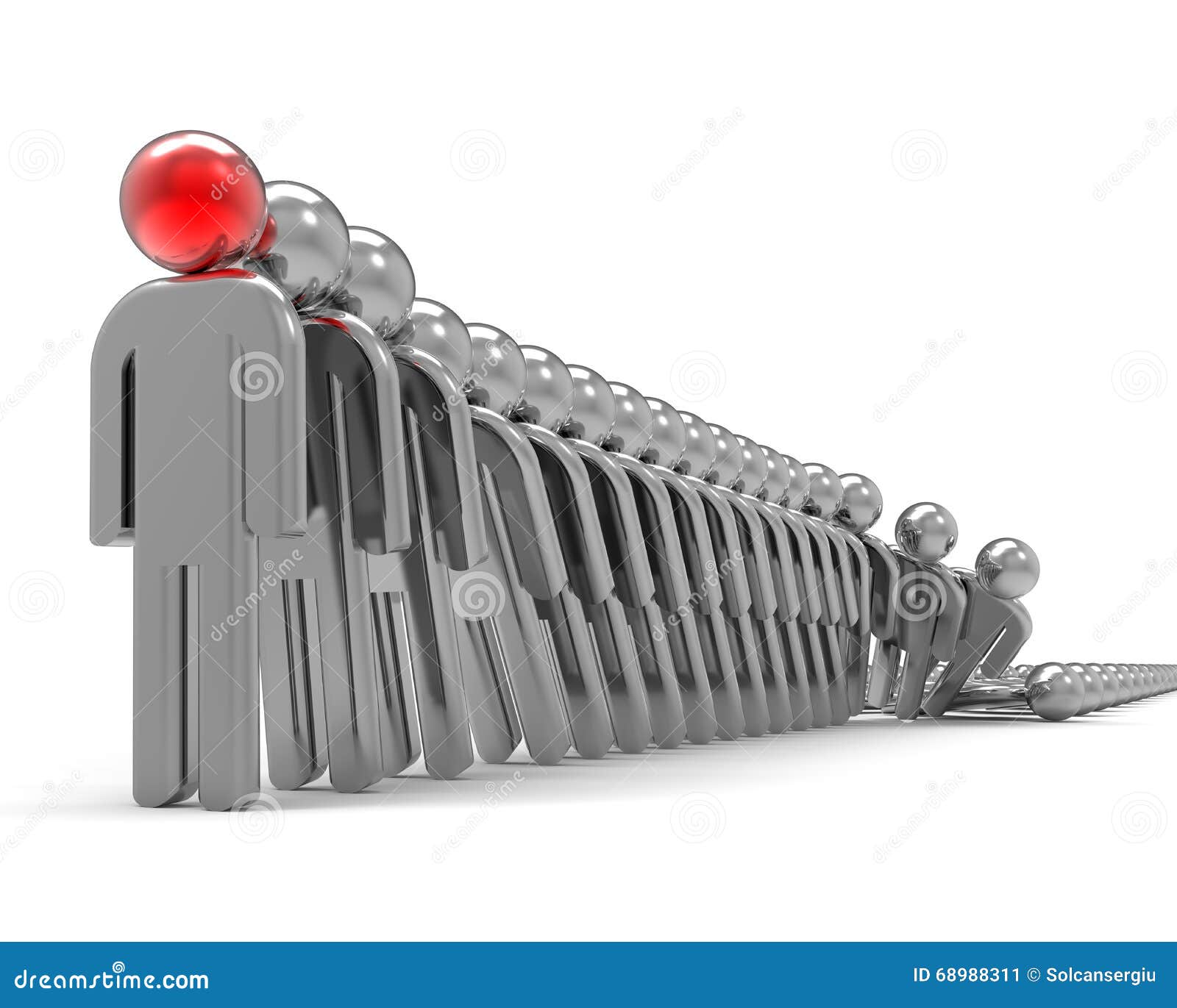 Strong Leadership concept stock illustration. Illustration of book ...