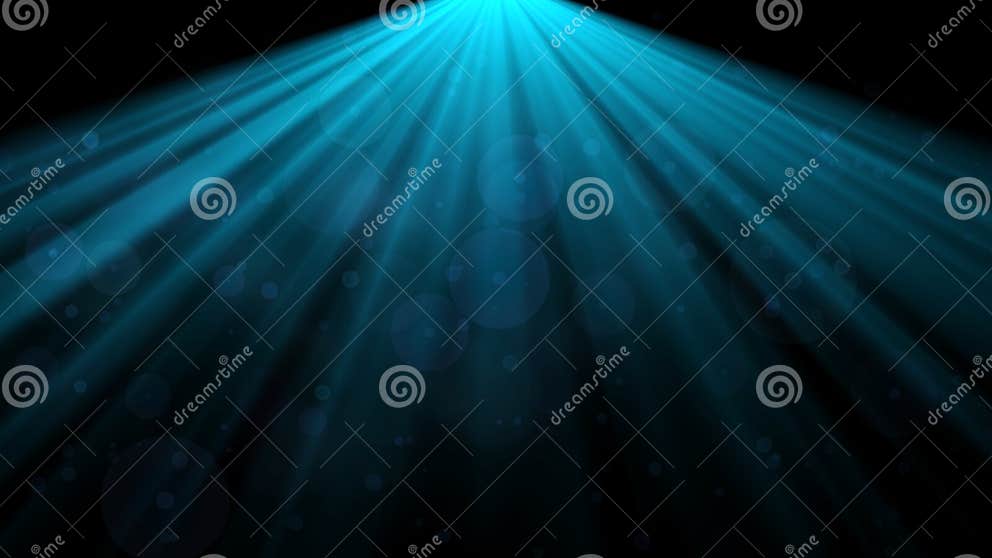 Strong Light Shining from Above, Light Effect Stock Illustration ...