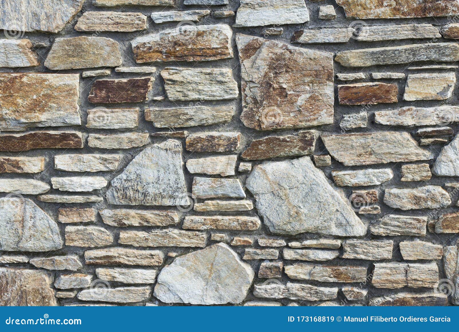 Strong Limestone Wall in Ochre Tones.for Background Stock Image - Image ...