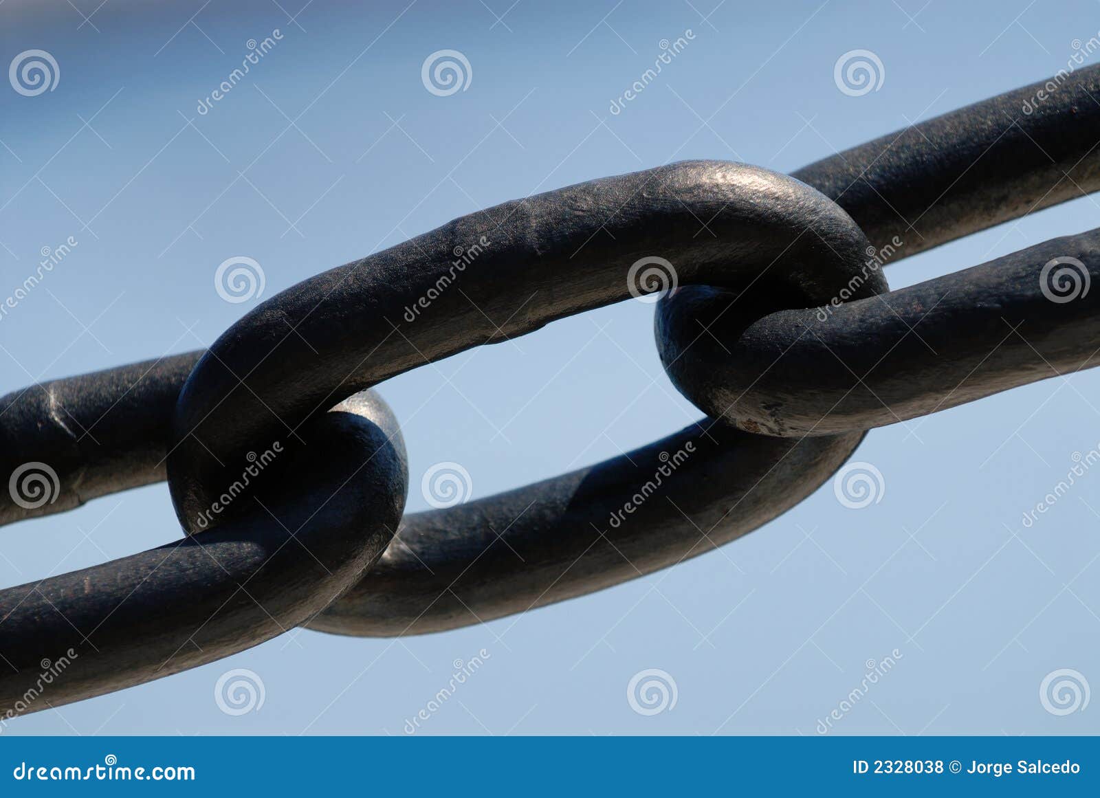 Strong Link stock photo. Image of link, linked, iron, chain - 2328038