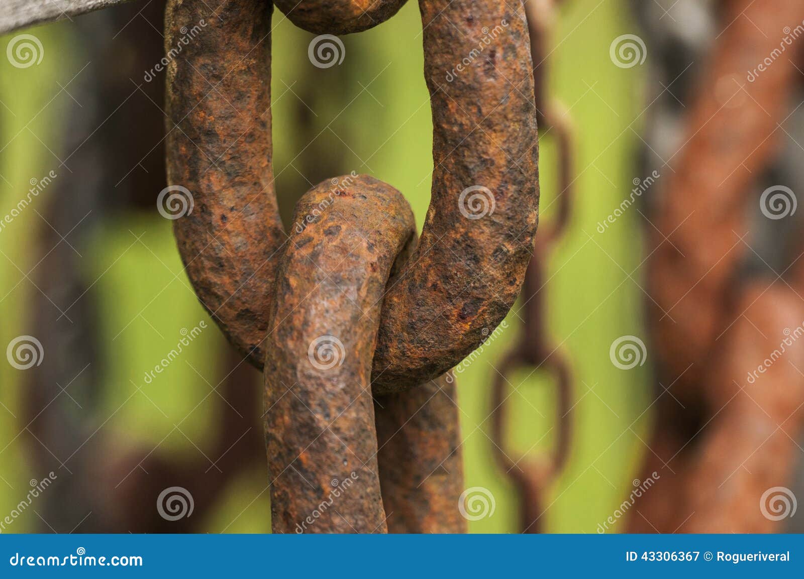 Old Strong Chain Link stock image. Image of lasting, gnarled - 43306367