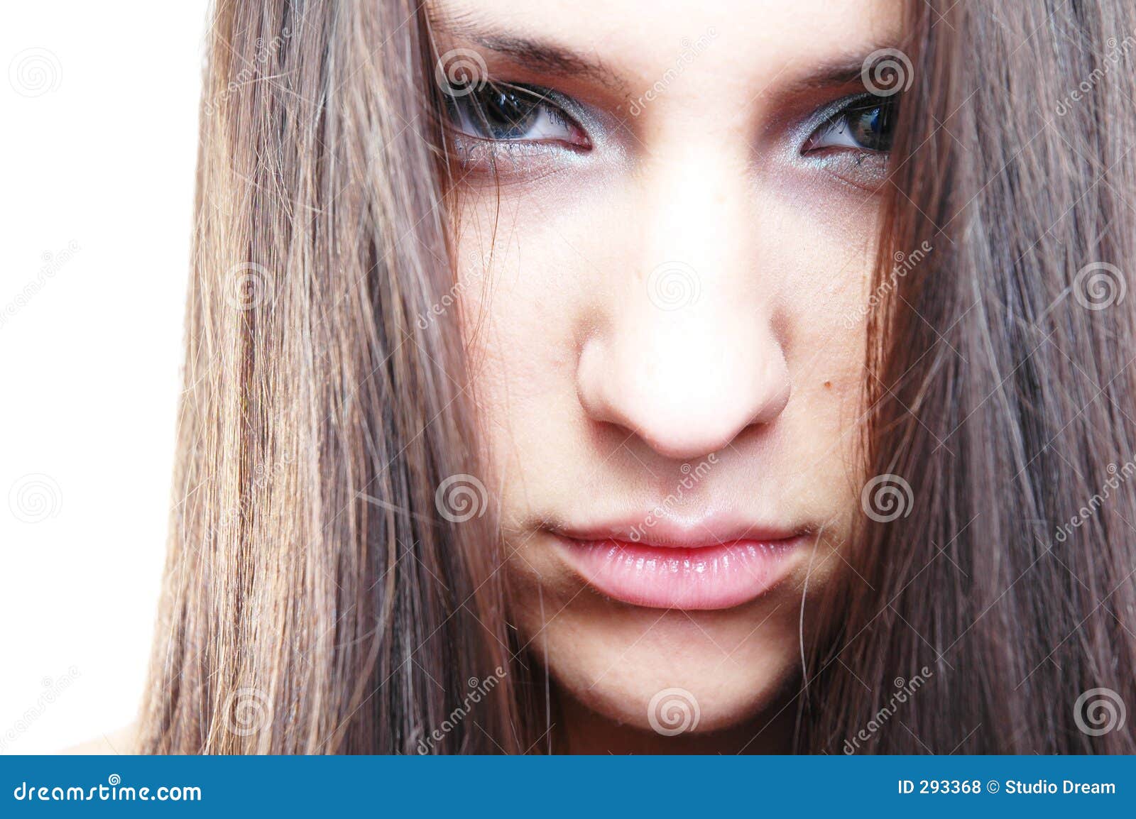 Strong look stock photo. Image of hair, relax, jeans, women - 293368