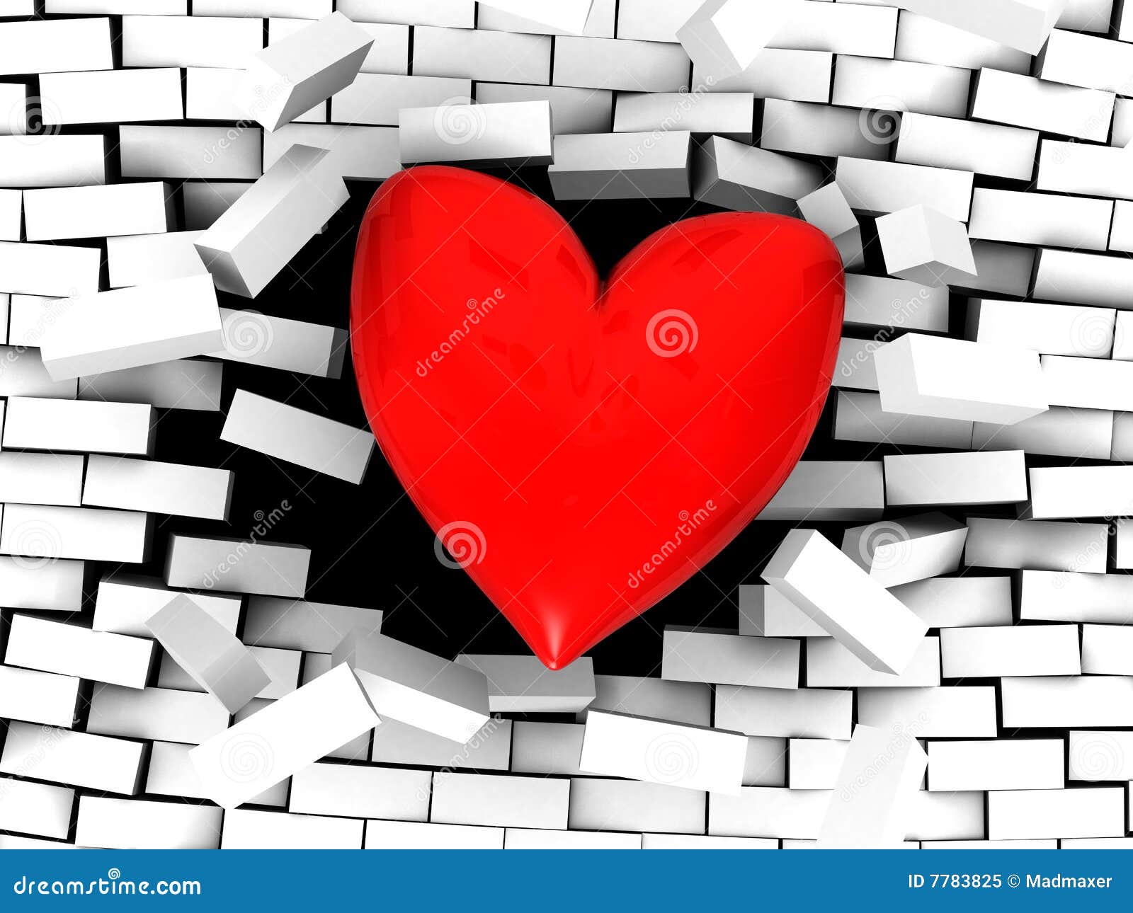 Strong love stock illustration. Illustration of forward - 7783825