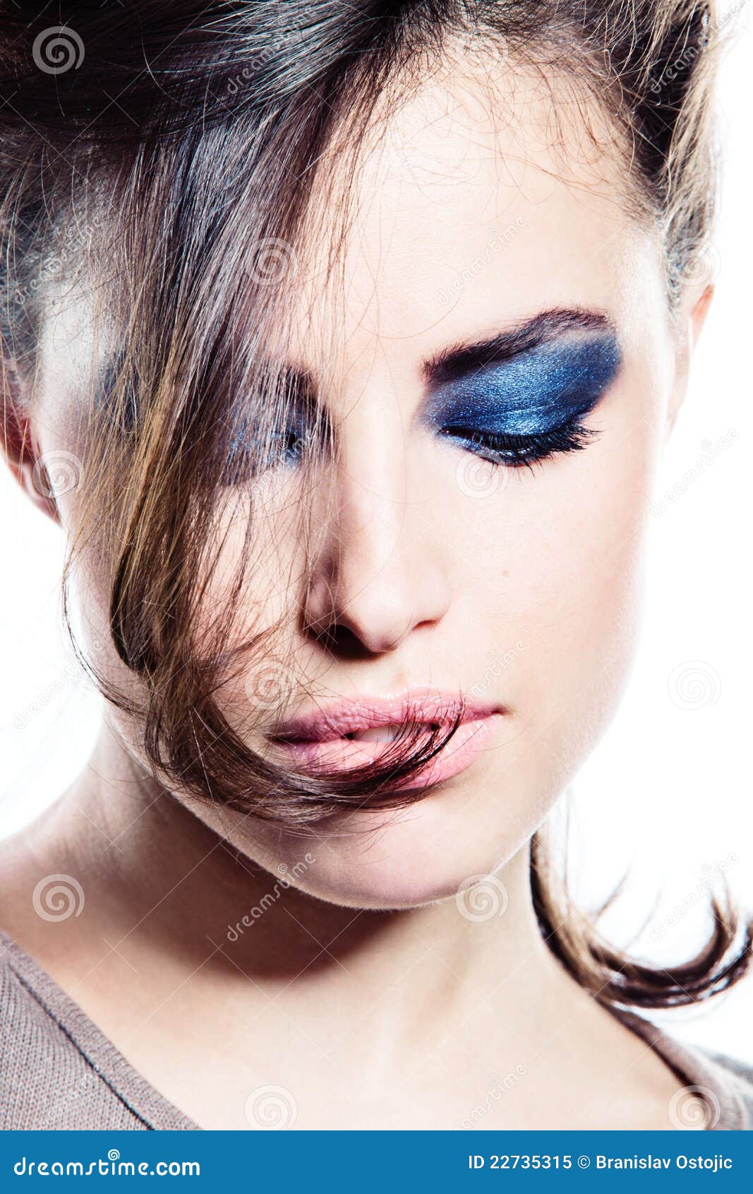 Strong make up stock image. Image of pure, fashion, european - 22735315