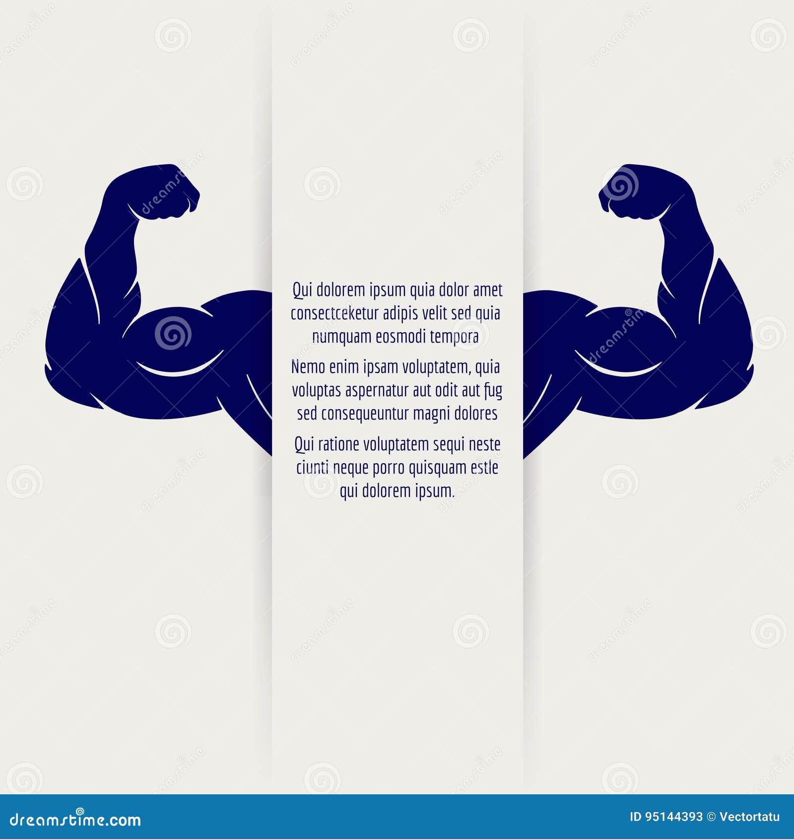 Strong Male Arm. Symbol Of Power And Muscle Cartoon Vector ...