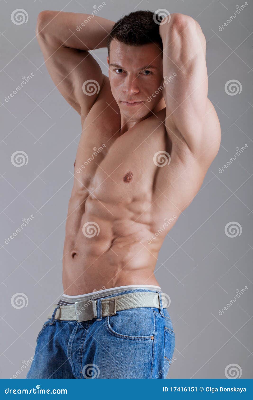 Strong man stock image. Image of muscle, athlete, muscular - 17416151