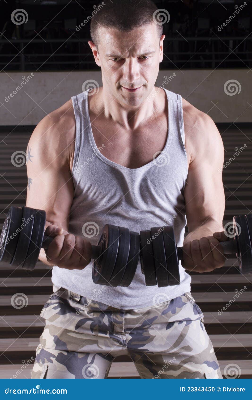Strong Man stock photo. Image of fitness, heavy, bodybuilder - 23843450