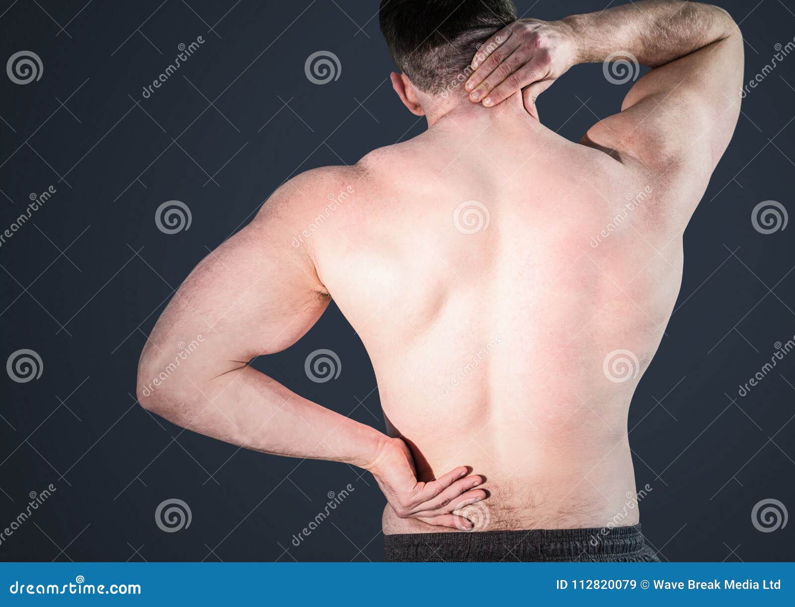 Strong man back facing stock image. Image of empty, generated - 112820079