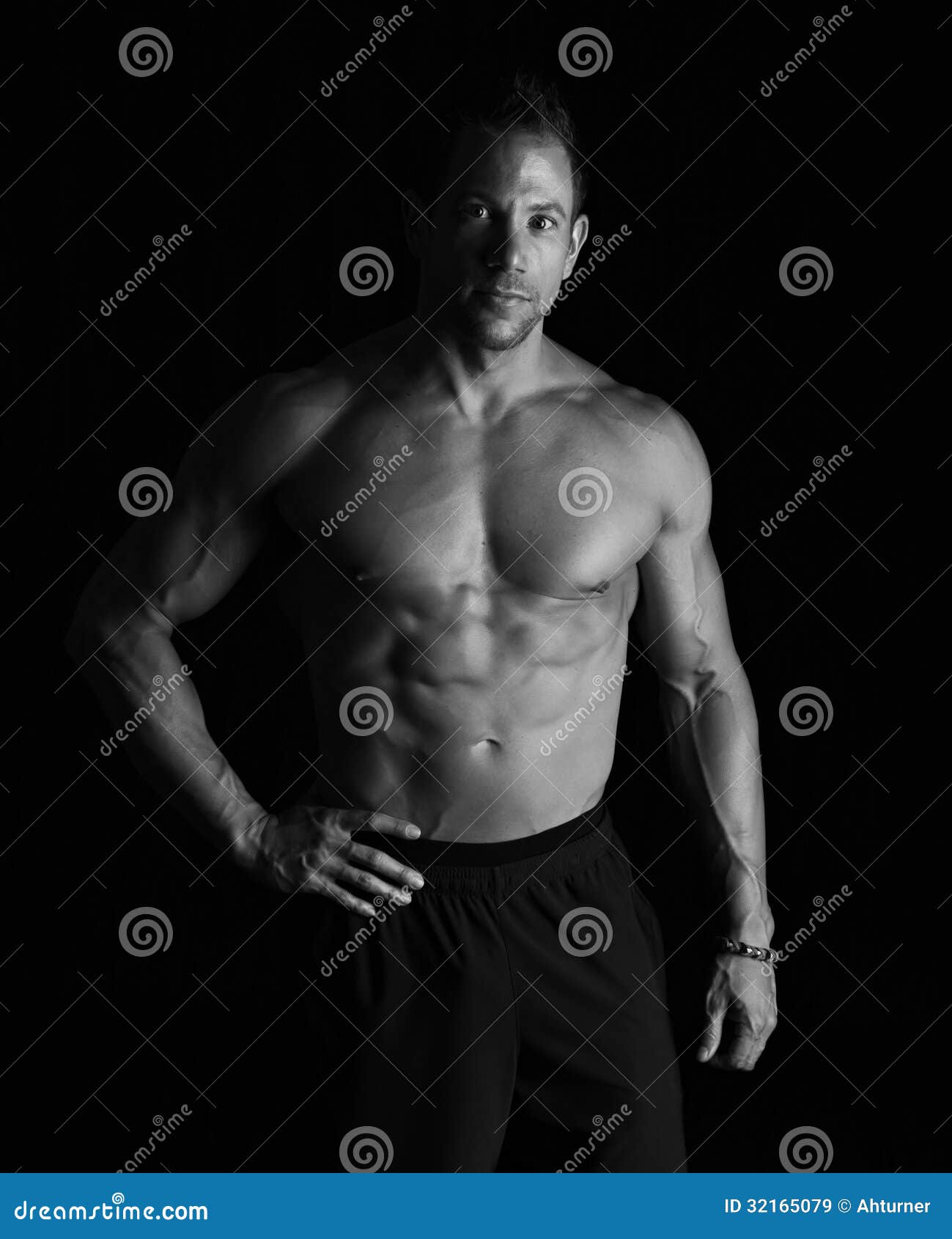 Strong man stock image. Image of exercise, creative, model - 32165079