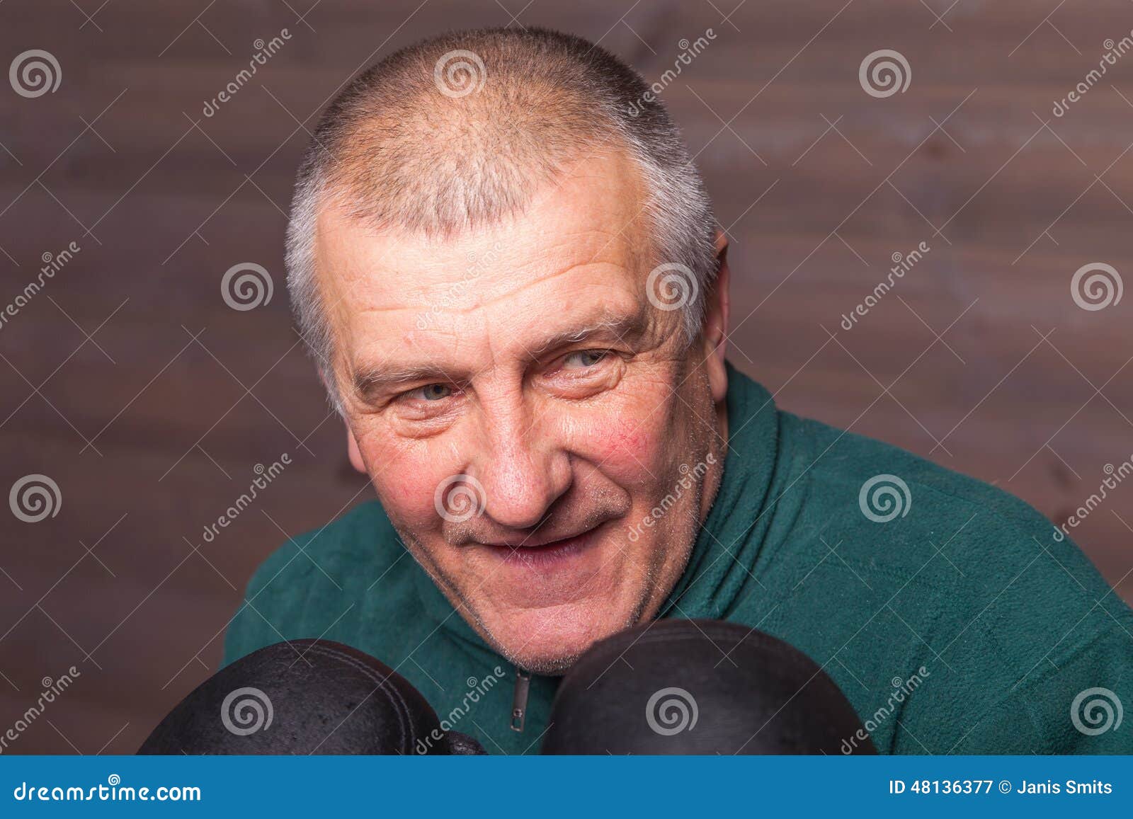 Strong man boxing. stock image. Image of boxer, handsome - 48136377