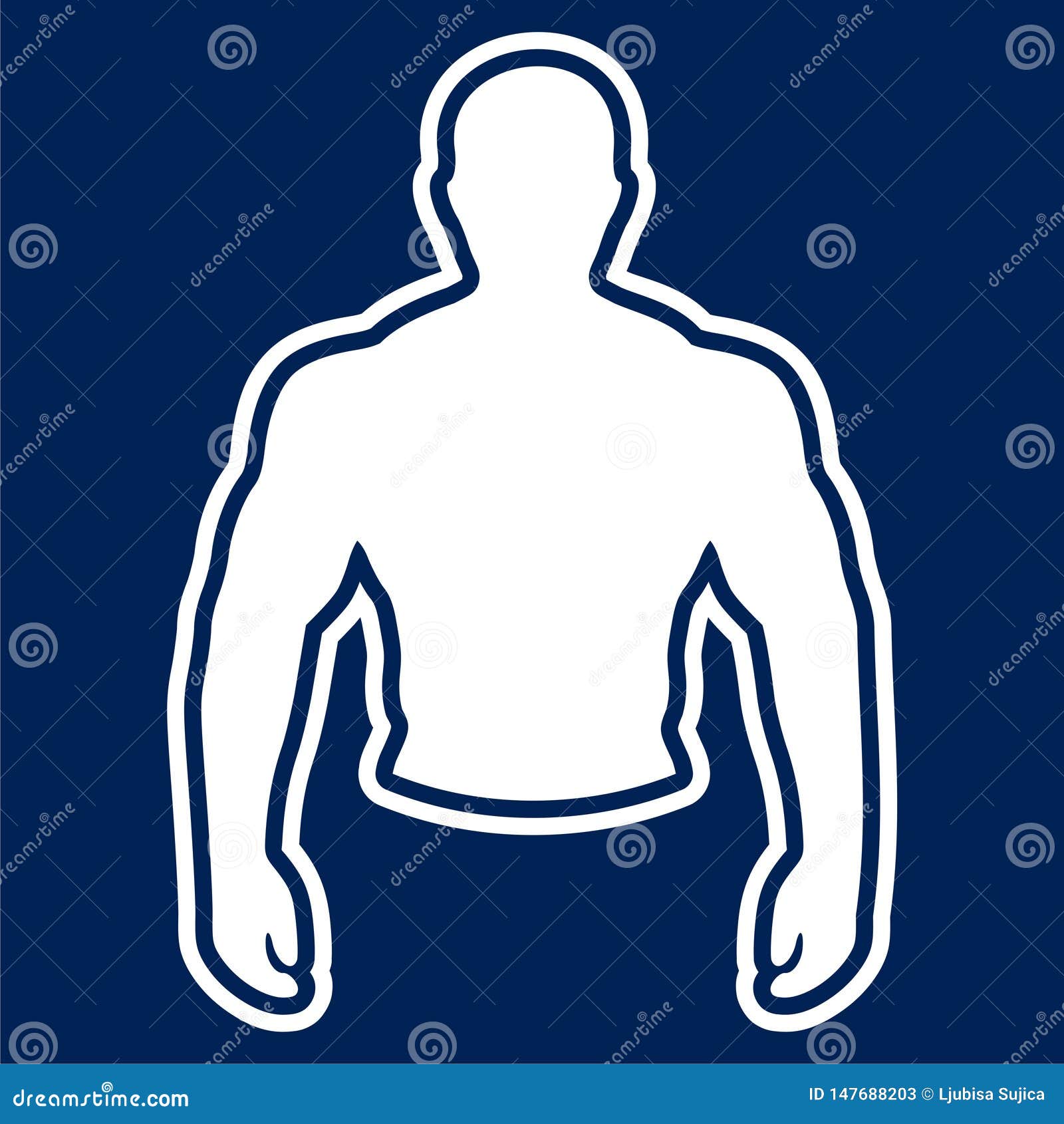 Strong Man Emblem - Illustration Stock Vector - Illustration of bicep ...