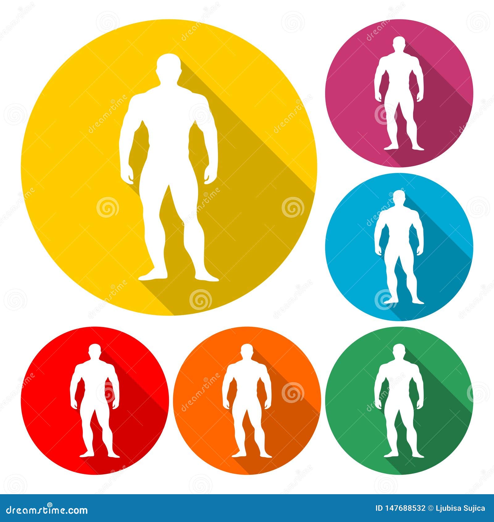 Strong Man Emblem - Illustration Stock Vector - Illustration of build ...