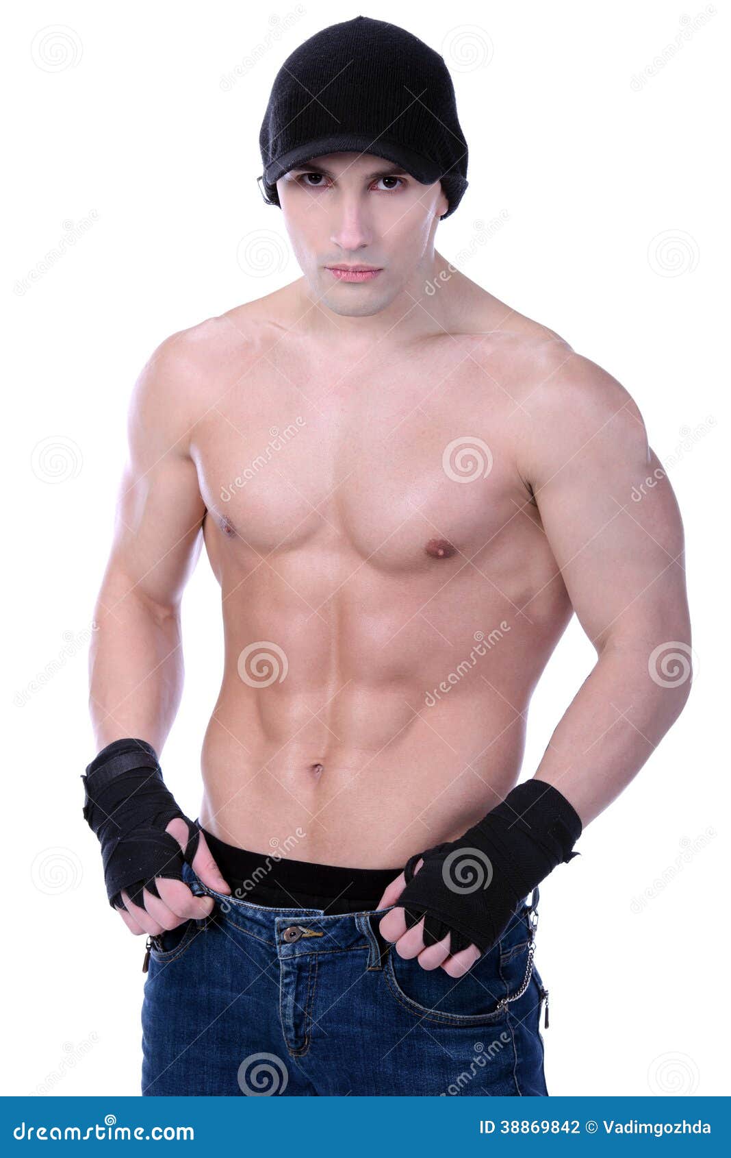 Strong Man stock photo. Image of strong, muscular, tummy - 38869842