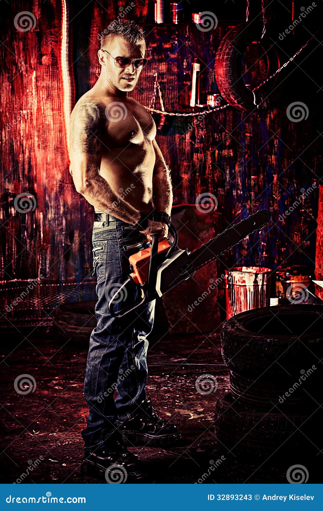 Strong man stock image. Image of mature, macho, person - 32893243