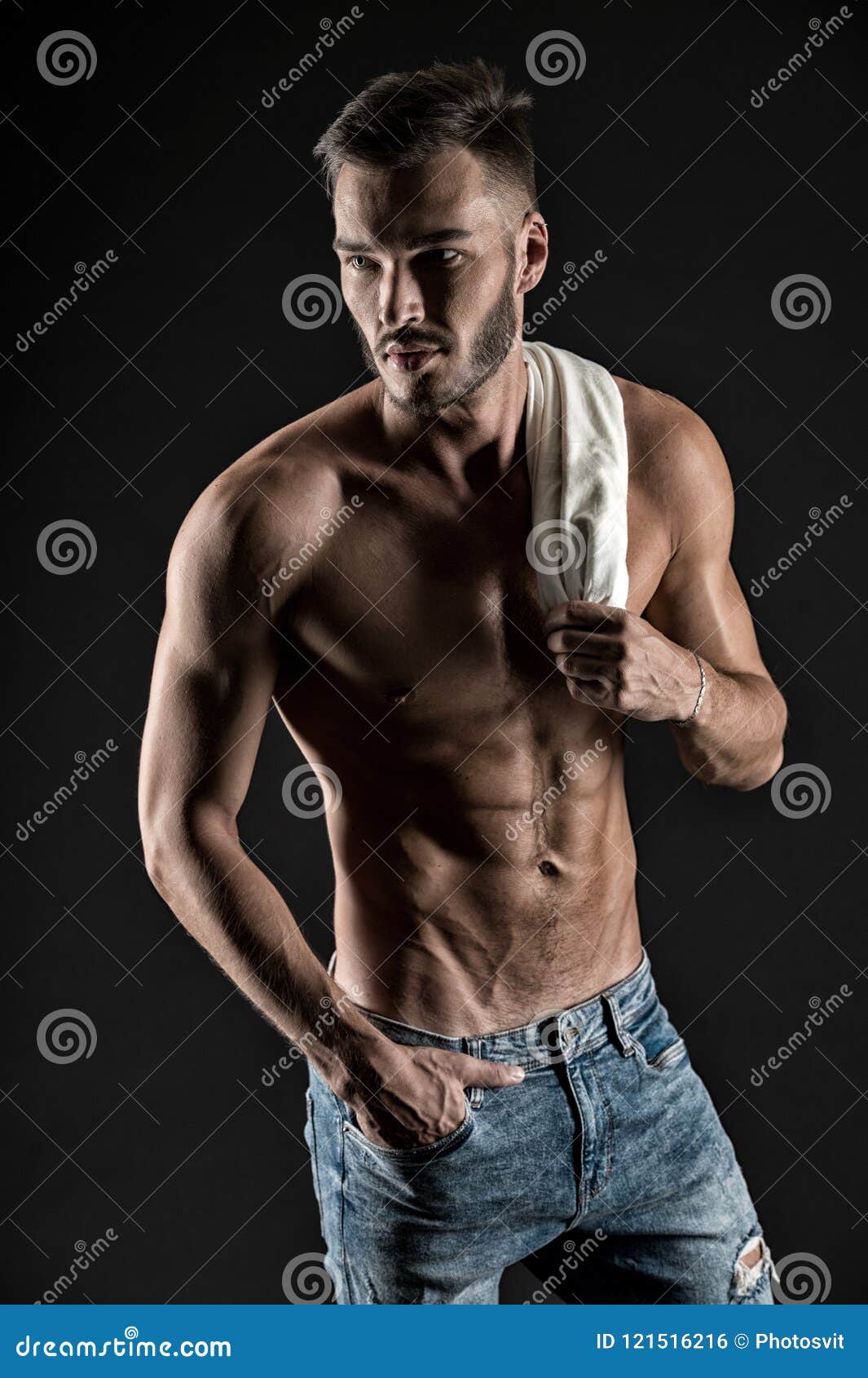 Strong Man. Man with Strong Torso. Strong and Muscular. Strong and ...