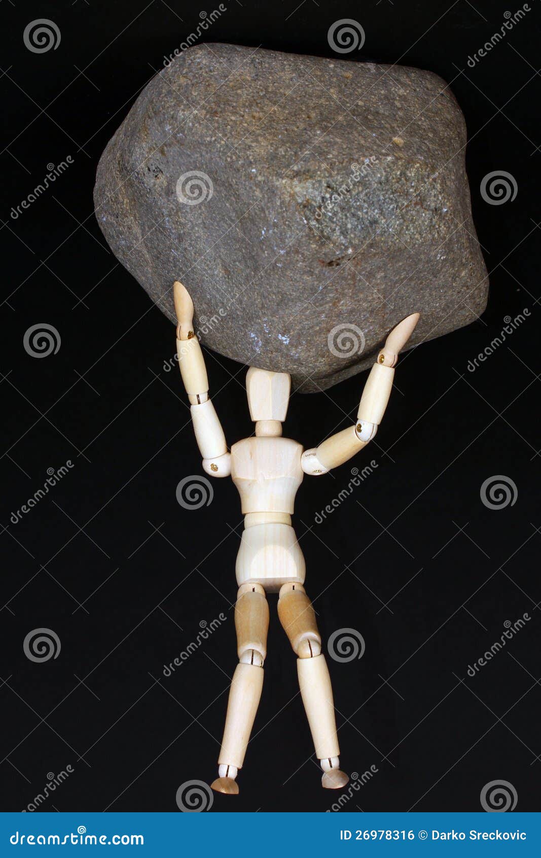 Strong mannequin stock photo. Image of wooden, power - 26978316