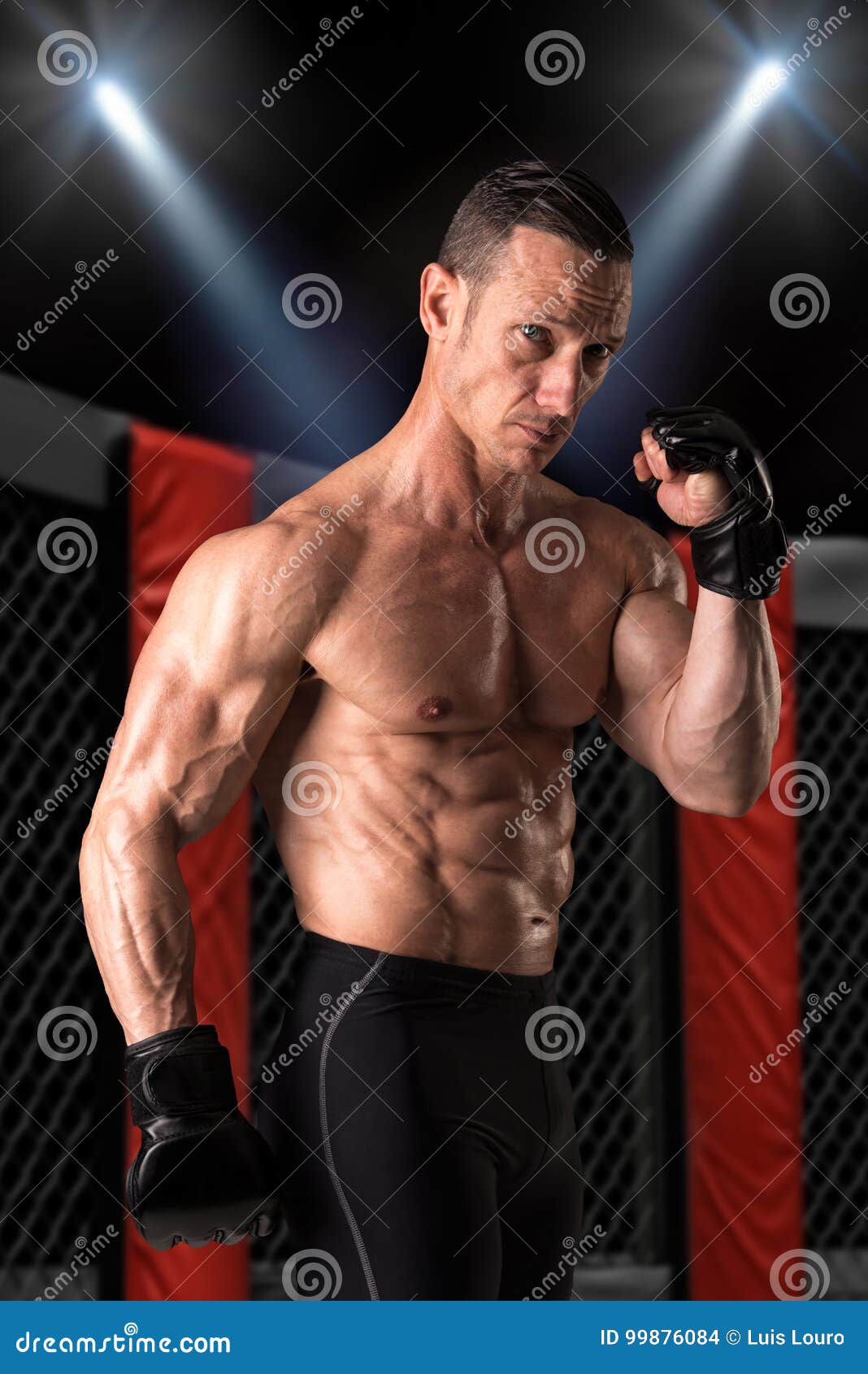MMA athlete stock photo. Image of lifestyle, fight, martial - 99876084