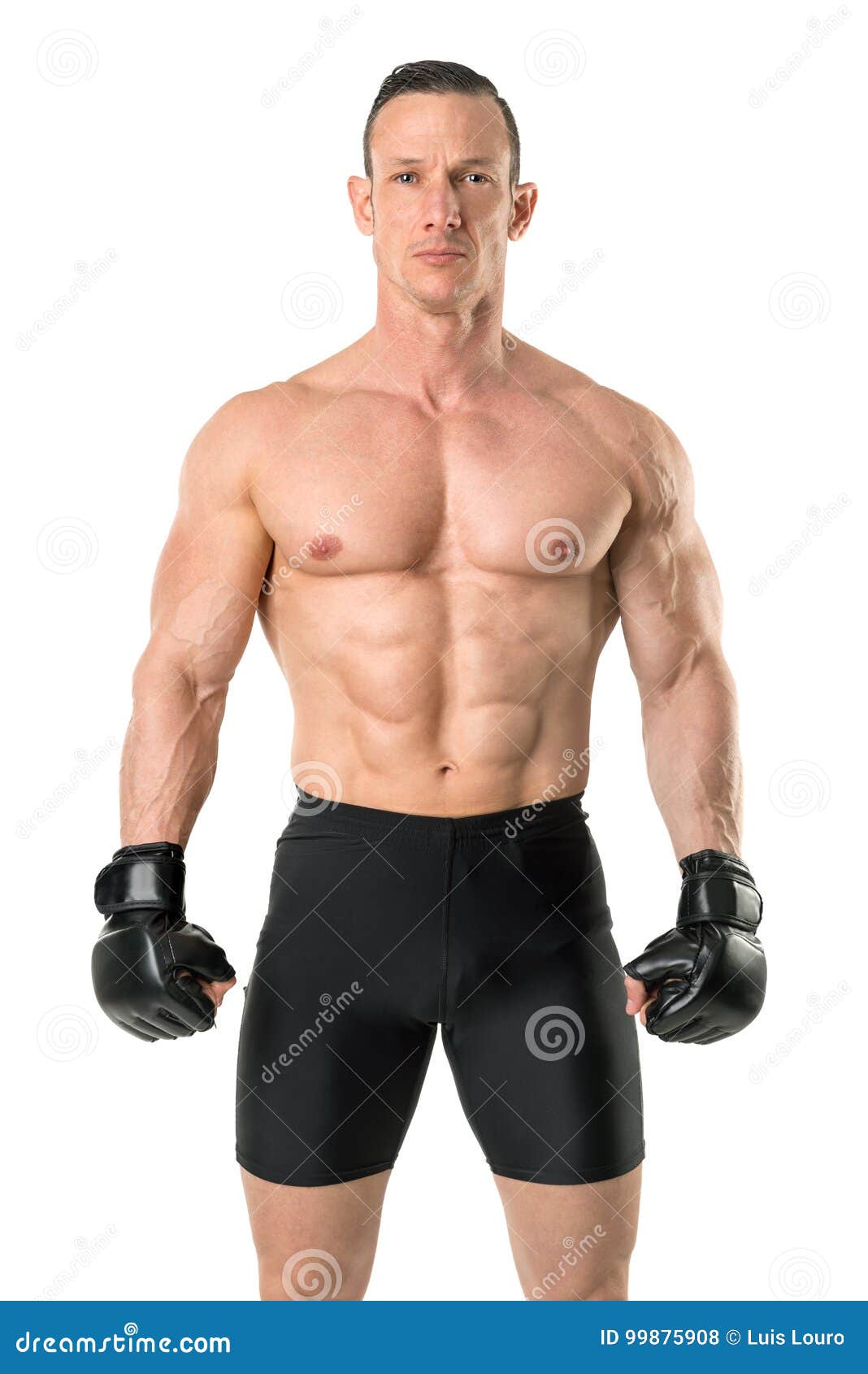 MMA fighter stock photo. Image of male, gloves, fighter - 99875908