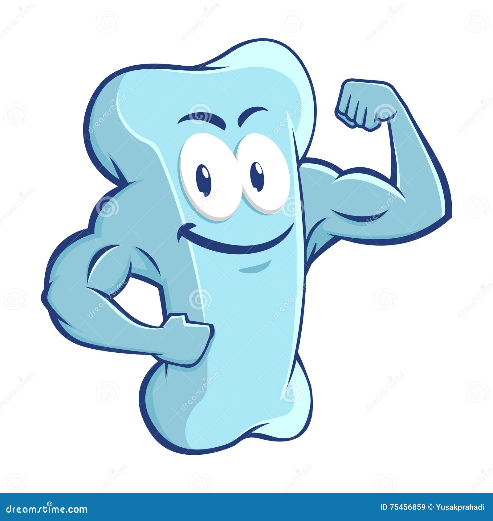 Strong Bone Cartoon Character | CartoonDealer.com #45853831