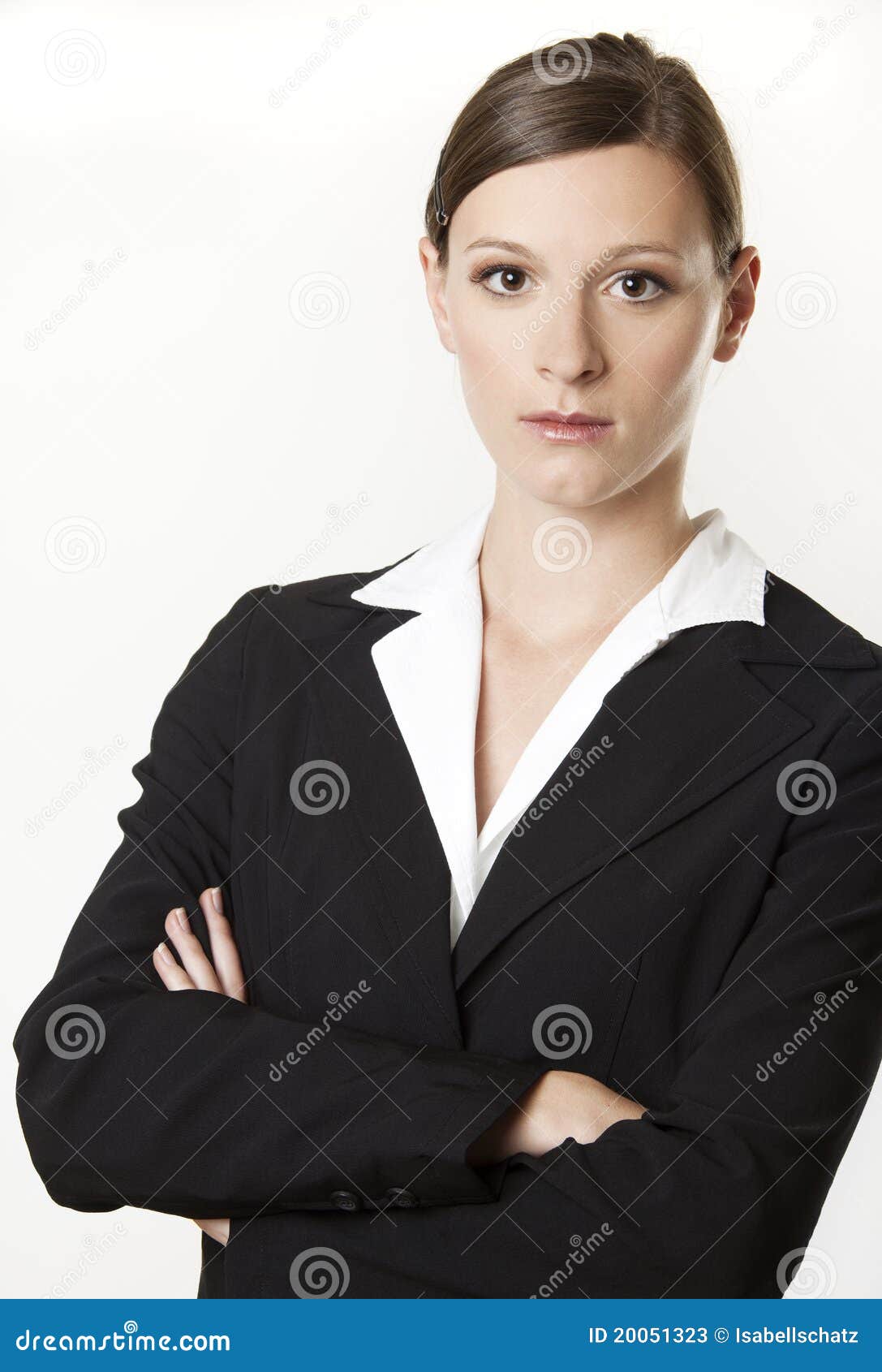 Strong Office-working Woman Stock Image - Image of black, working: 20051323