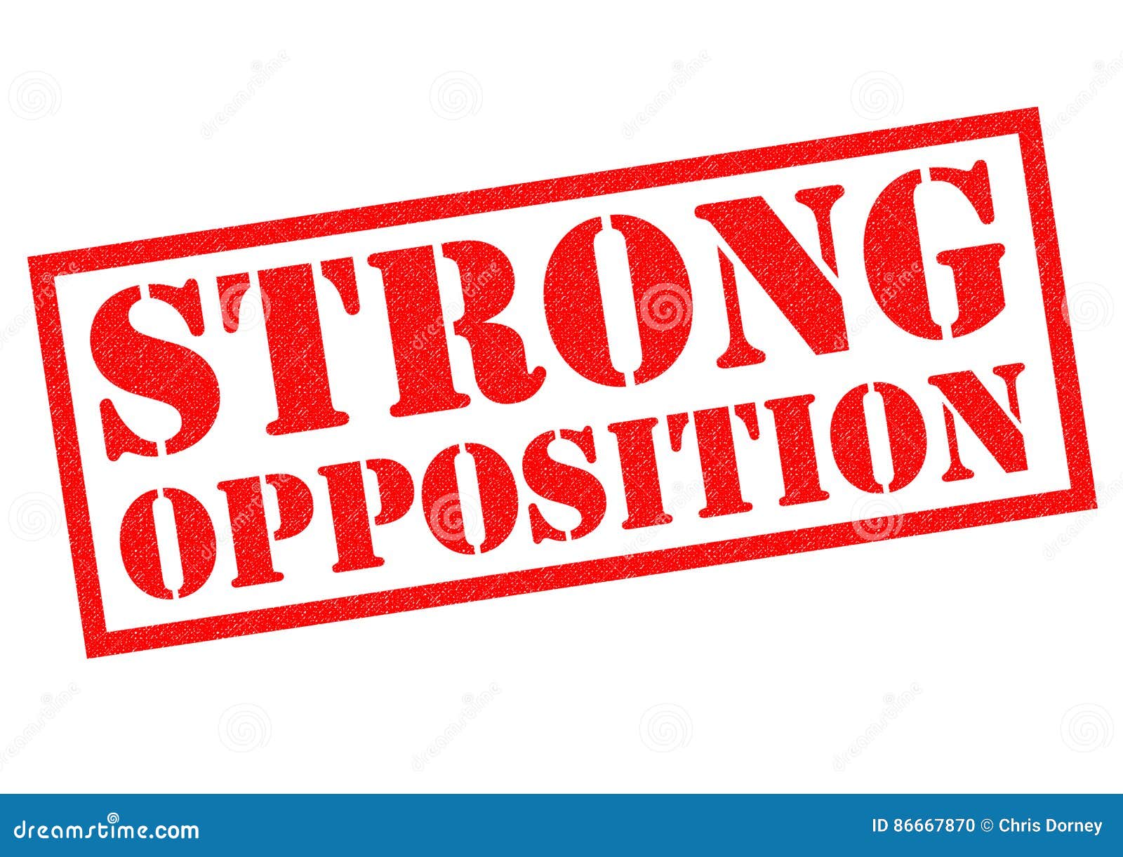 STRONG OPPOSITION stock illustration. Illustration of antagonism - 86667870