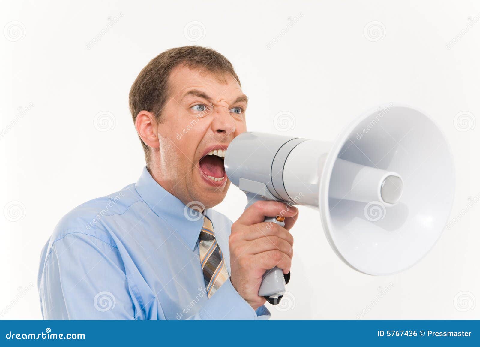 Strong order stock photo. Image of aggression, loudspeaker - 5767436