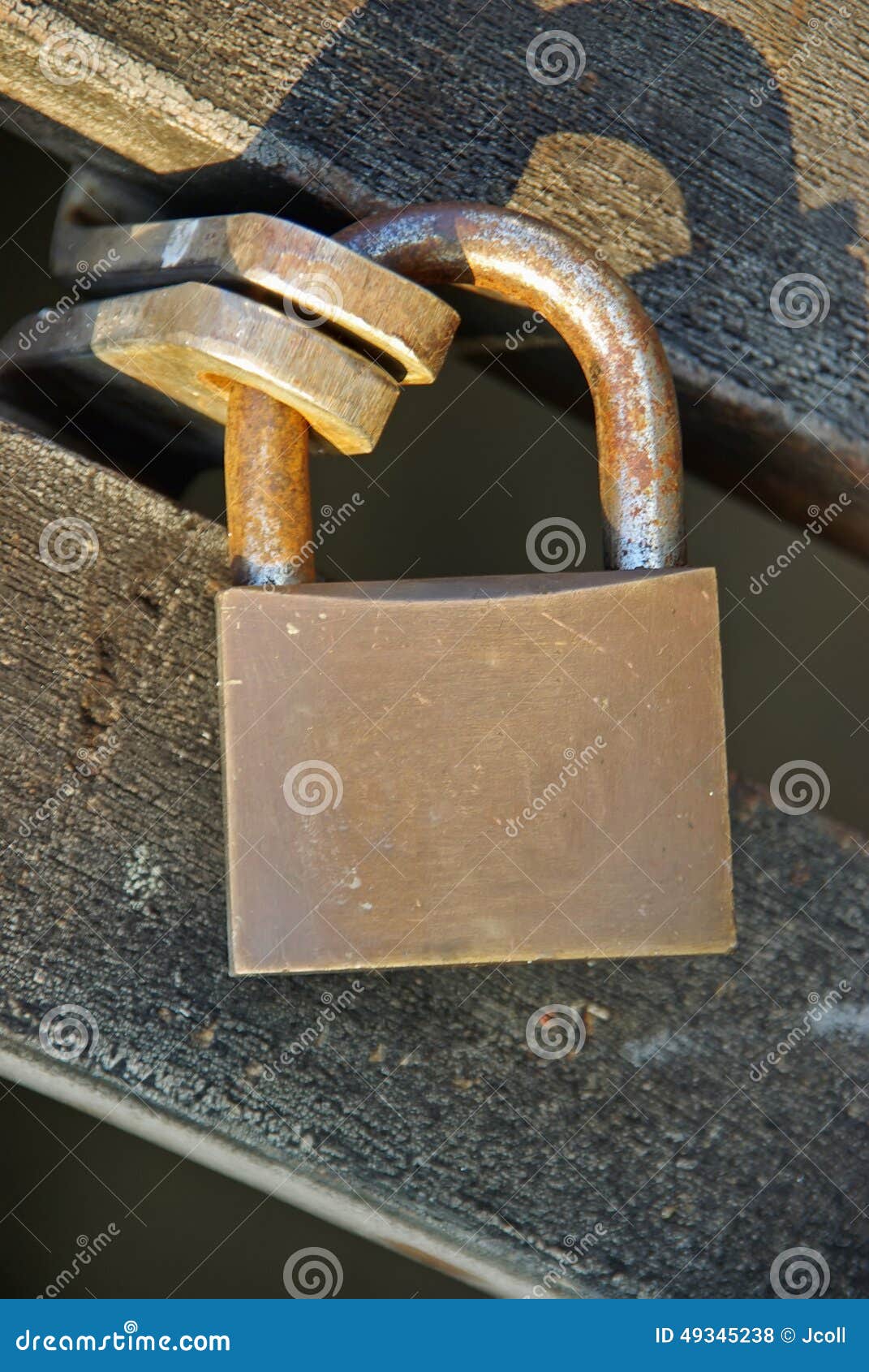 Strong Padlock stock photo. Image of protection, entrance - 49345238