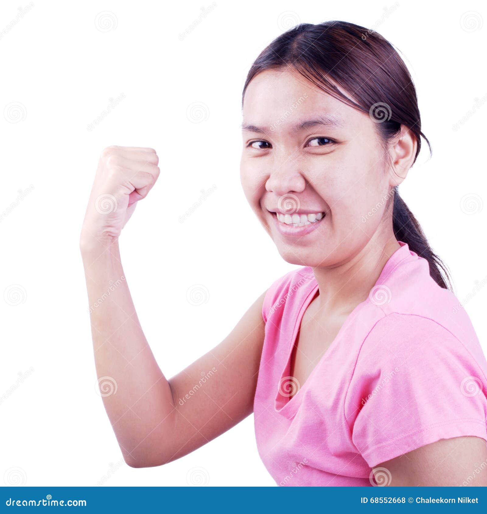 Strong stock photo. Image of studio, beautiful, portrait - 68552668