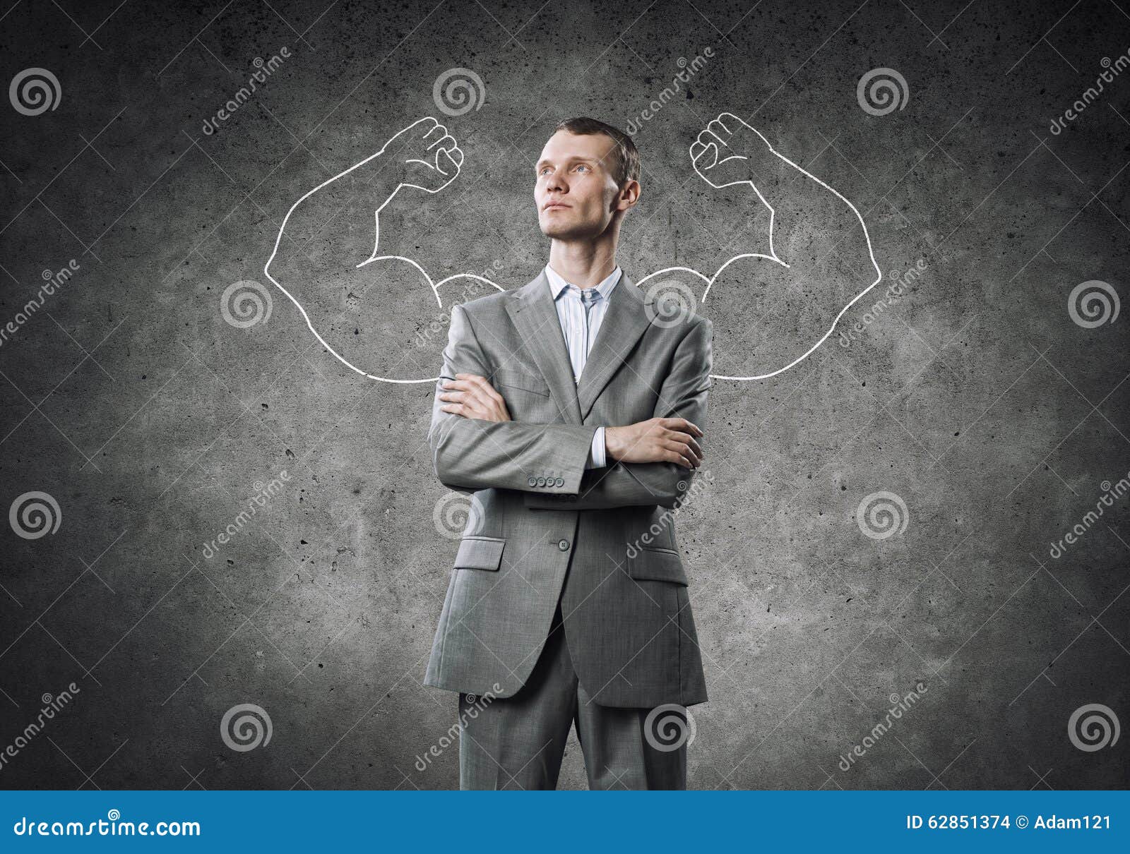 Strong and powerful stock photo. Image of blackboard - 62851374
