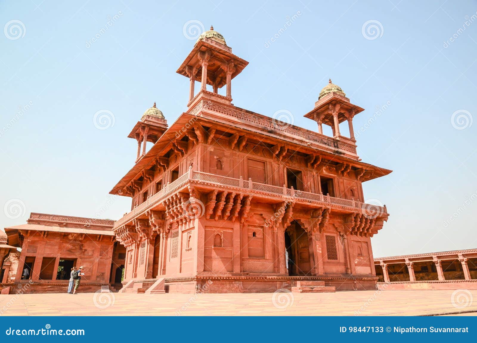 Strong red fort stock image. Image of exterior, brick - 98447133