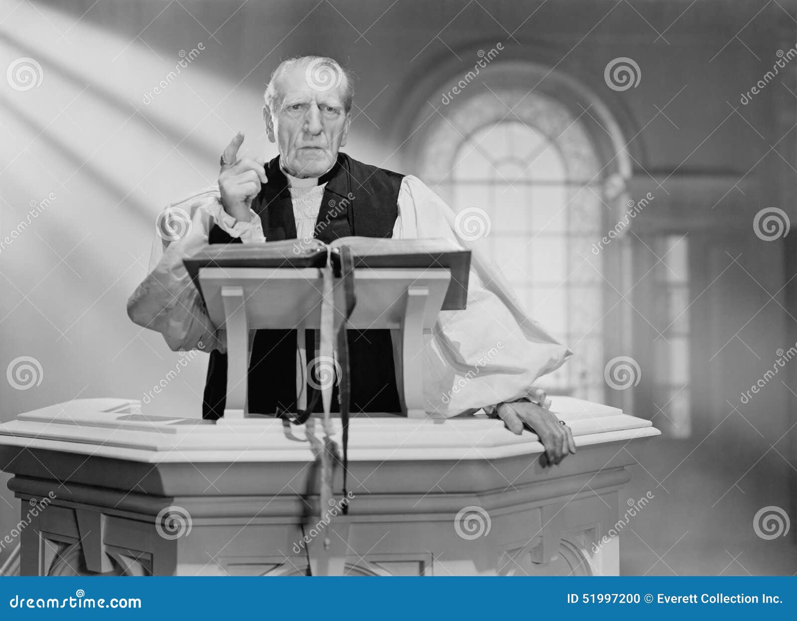 STRONG SERMON stock photo. Image of admonishing, communicating - 51997200