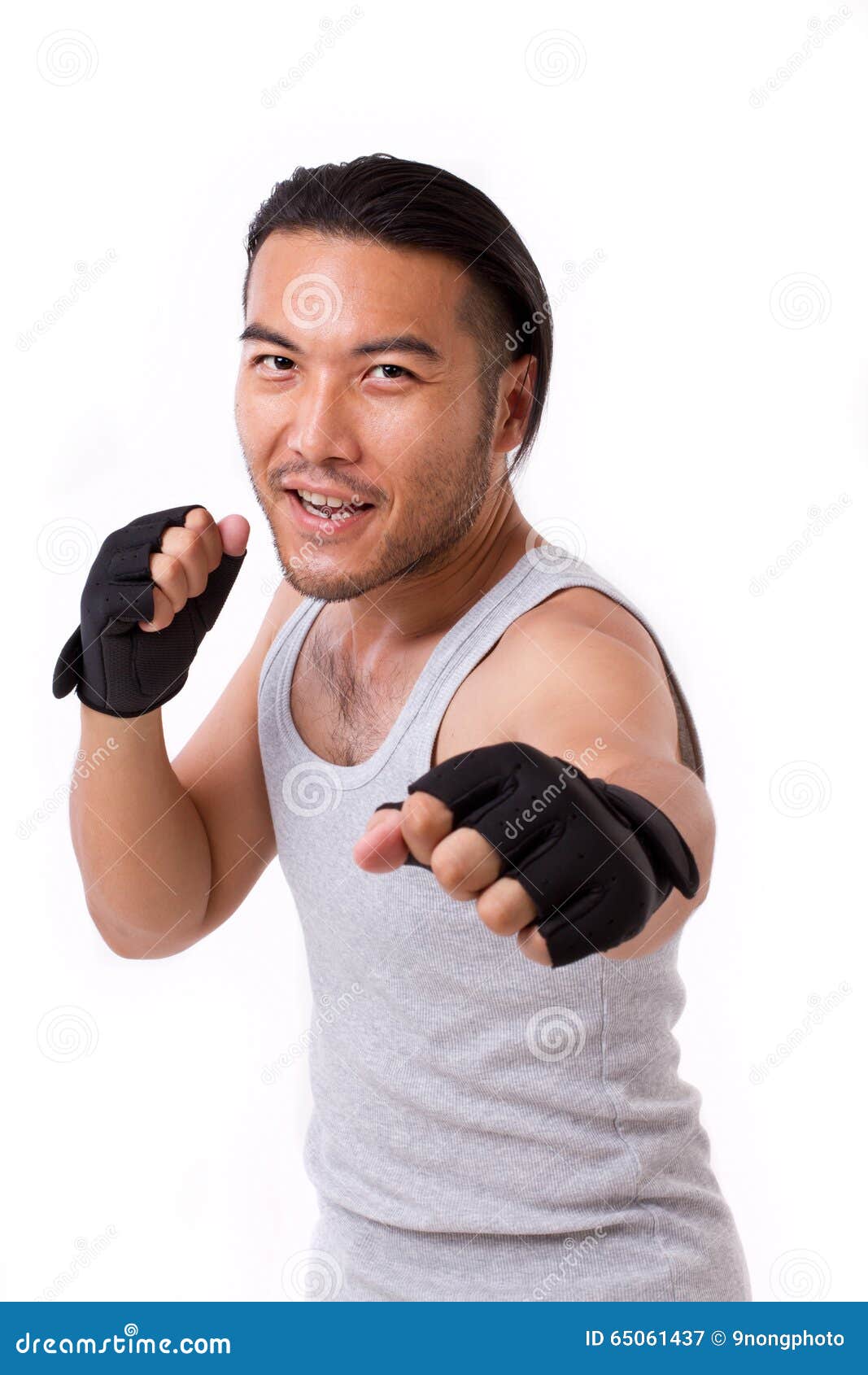 Strong Sportsman Standing Back View, Fitness Male Model Posing Full ...