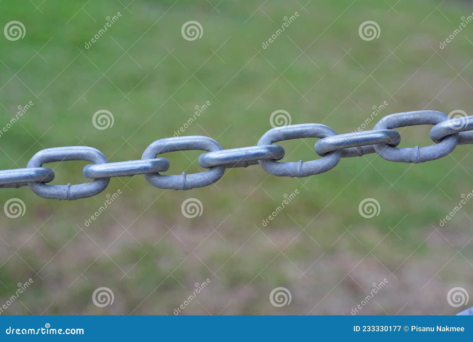 Strong steel chain. stock image. Image of steel, strong - 233330177