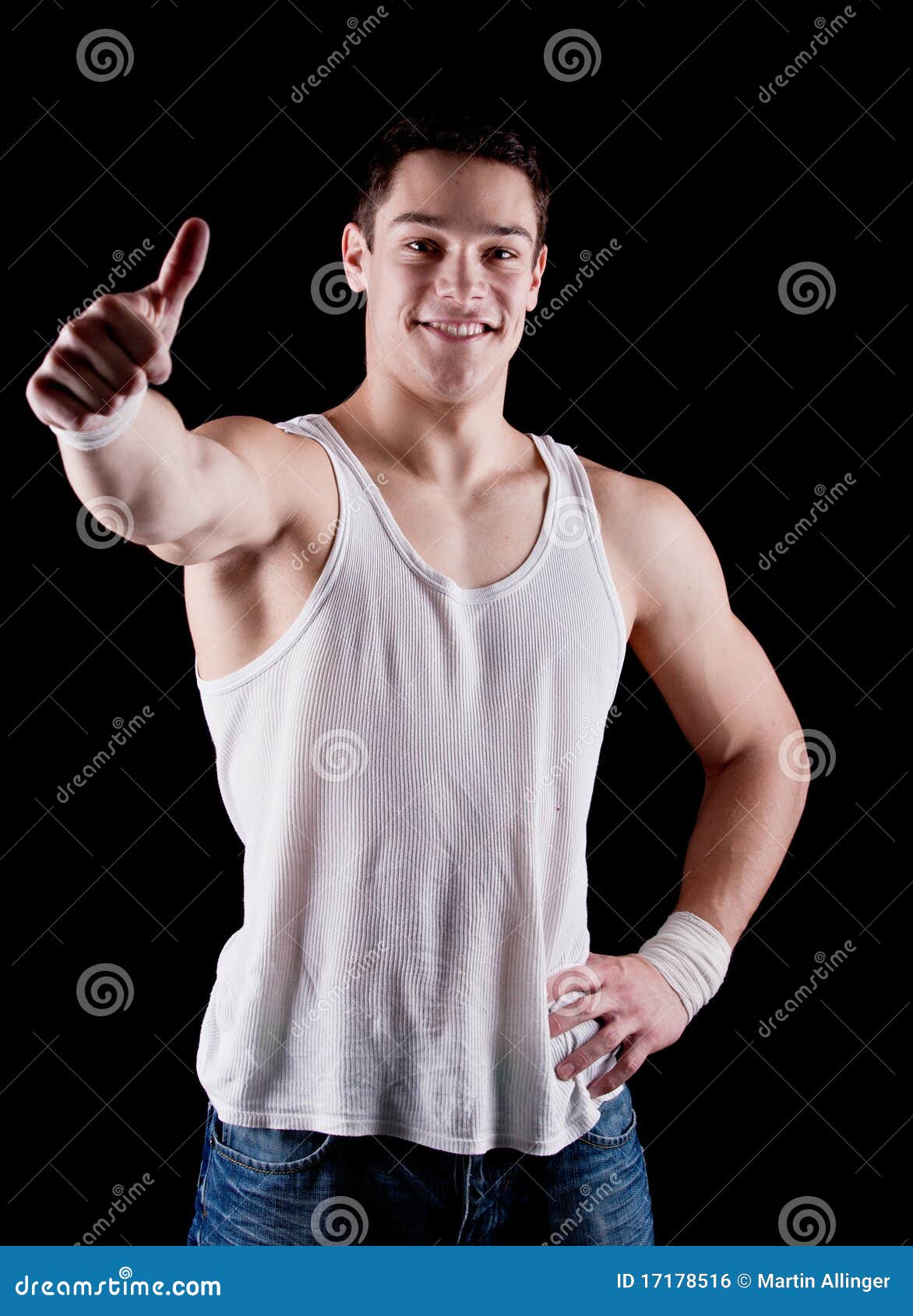 Strong and successful stock photo. Image of athlete, build - 17178516