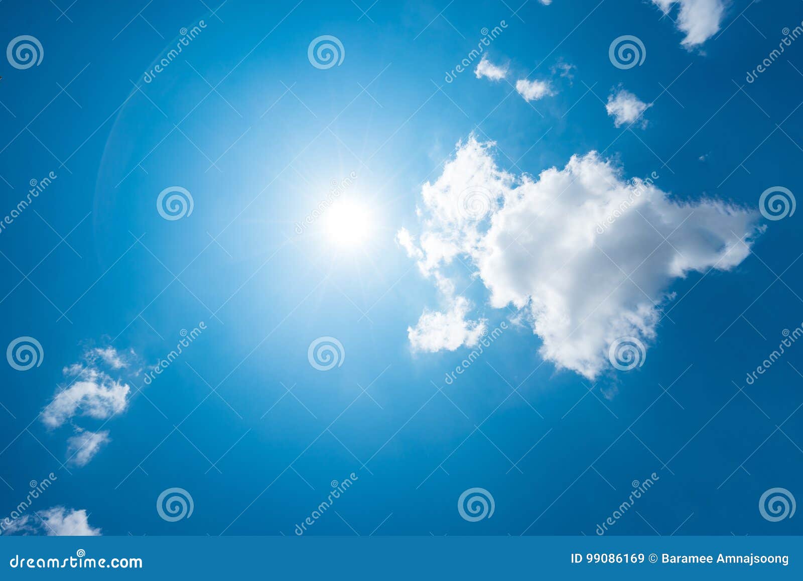 Strong sun and skies stock image. Image of strong, summer - 99086169