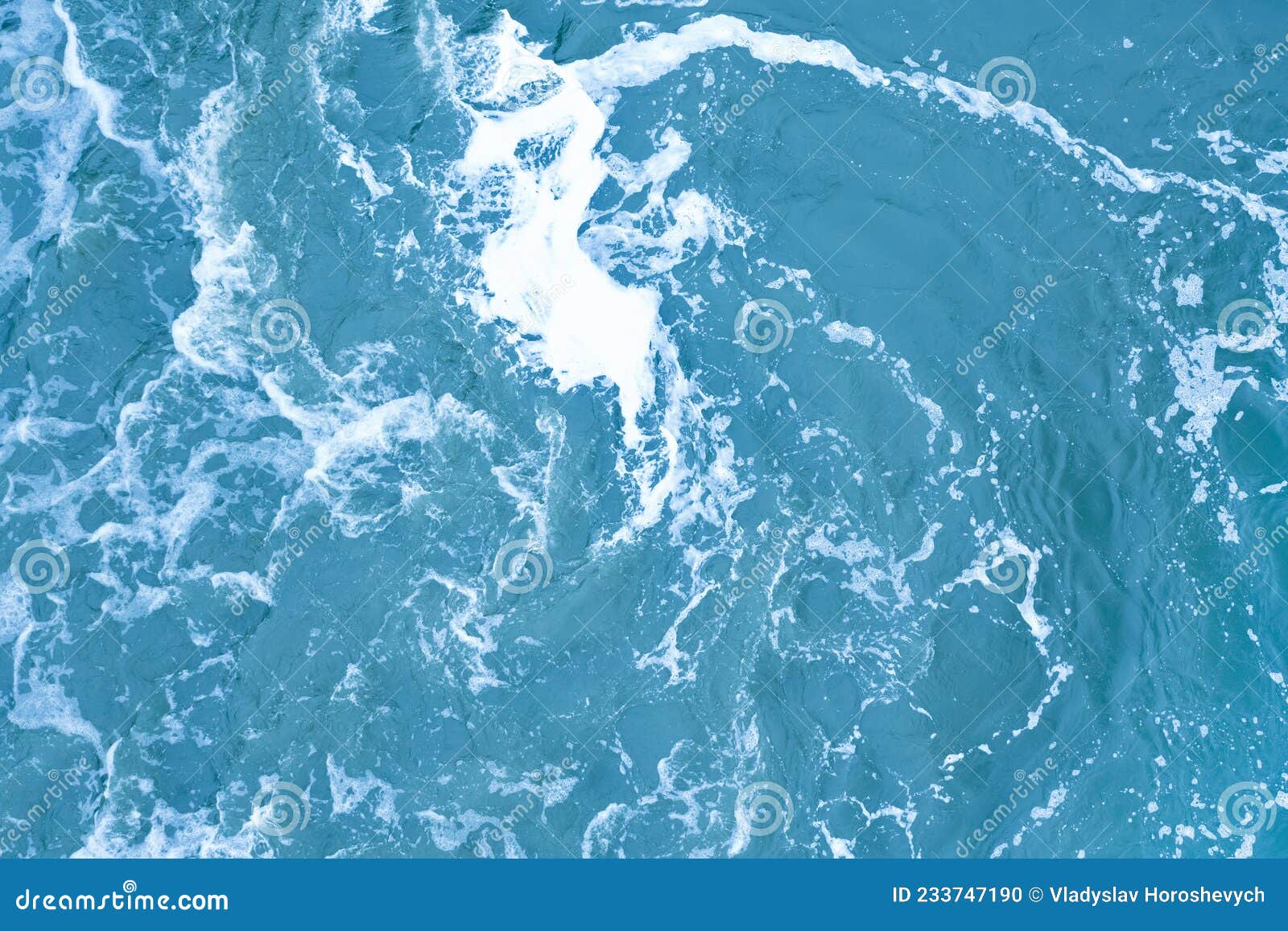 Strong Swirl of Water for the Background. Water Waves Stock Photo ...