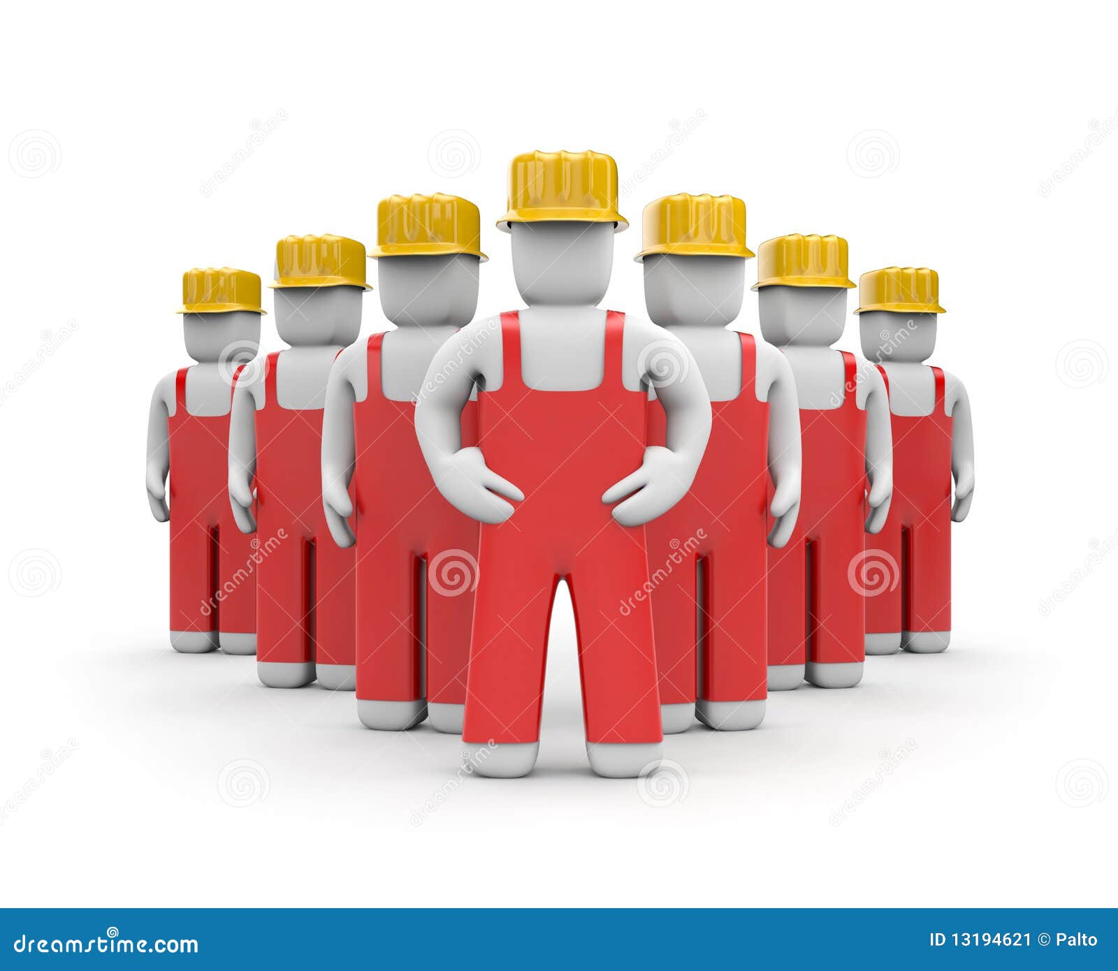 Strong team stock illustration. Illustration of people - 13194621