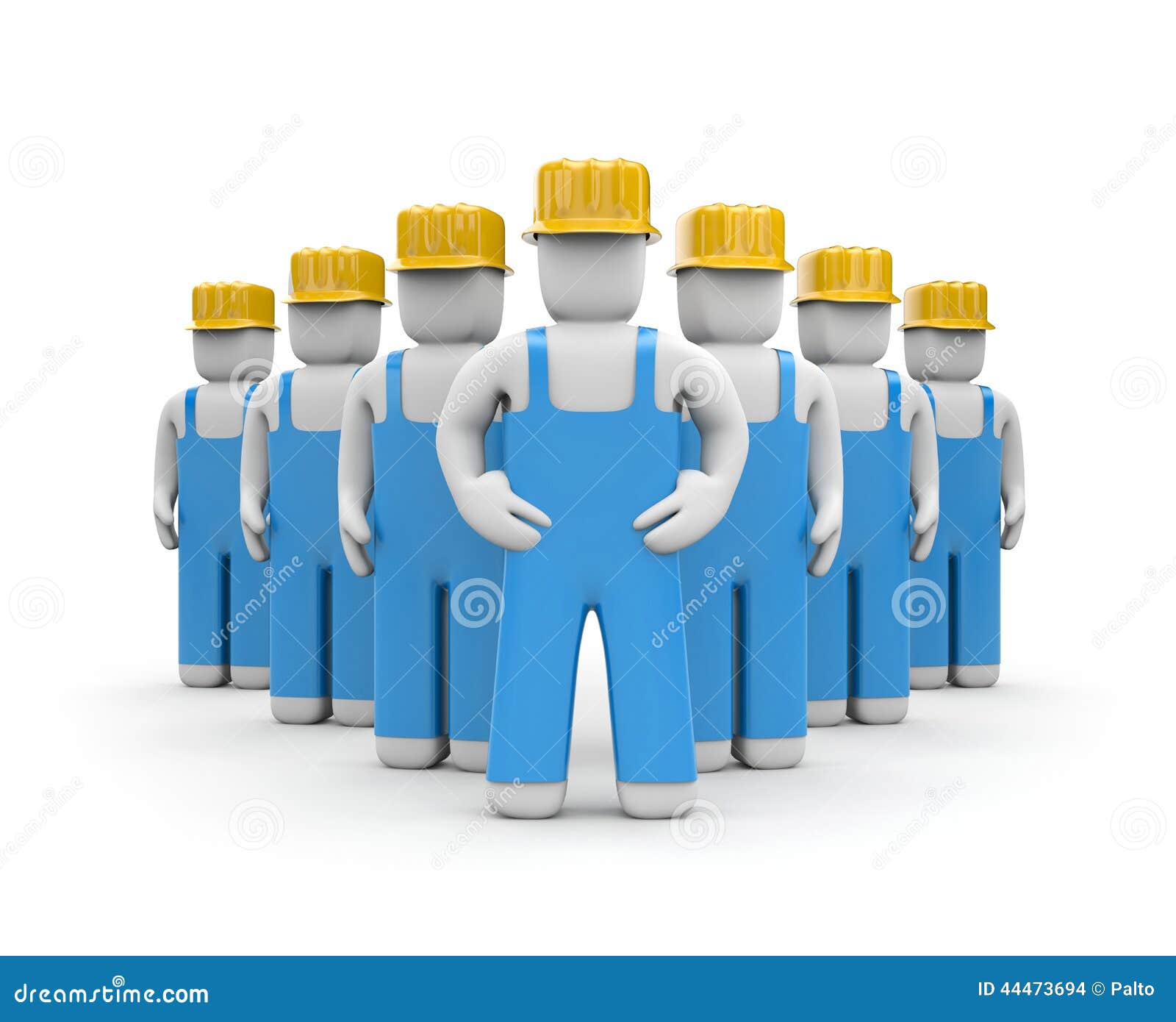 Strong team stock illustration. Illustration of assistant - 44473694