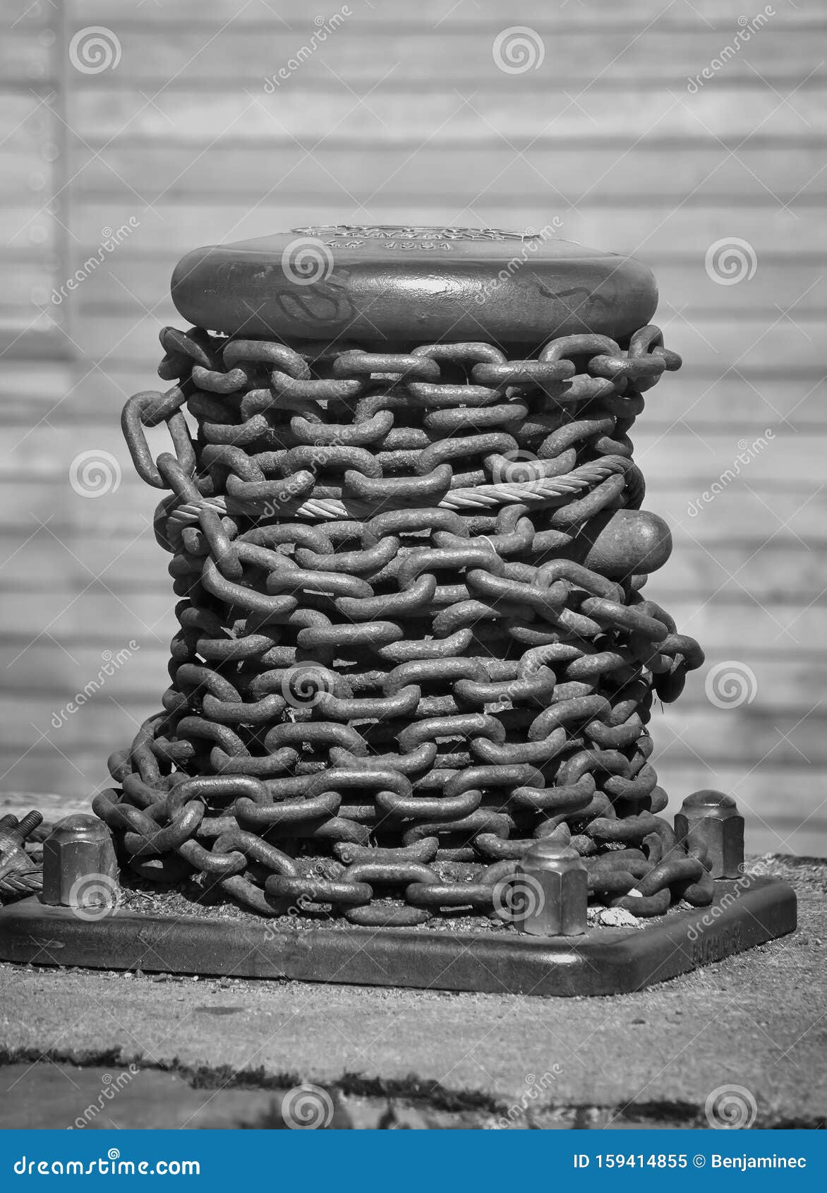 Strong thick chain stock image. Image of vertical, weathered - 159414855
