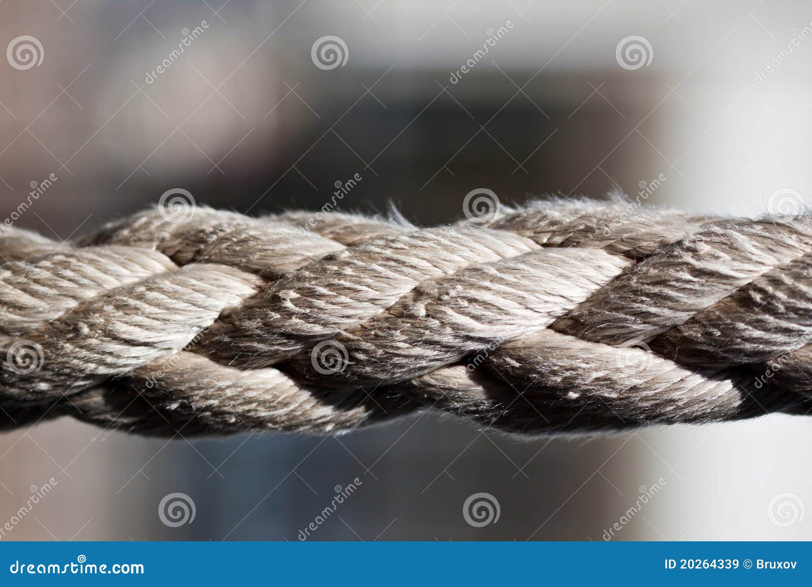 Strong thick rope stock image. Image of fixed, maritime - 20264339