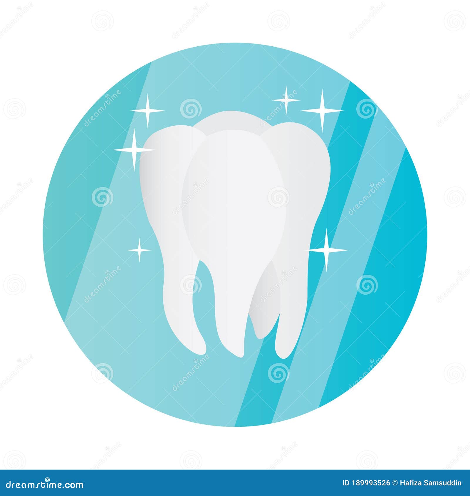 Strong Tooth. Vector Illustration Decorative Design Stock Vector ...