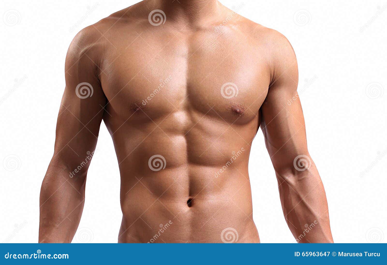 Strong Torso And Hand Muscles Of Bodybuilder Royalty-Free Stock Photo ...