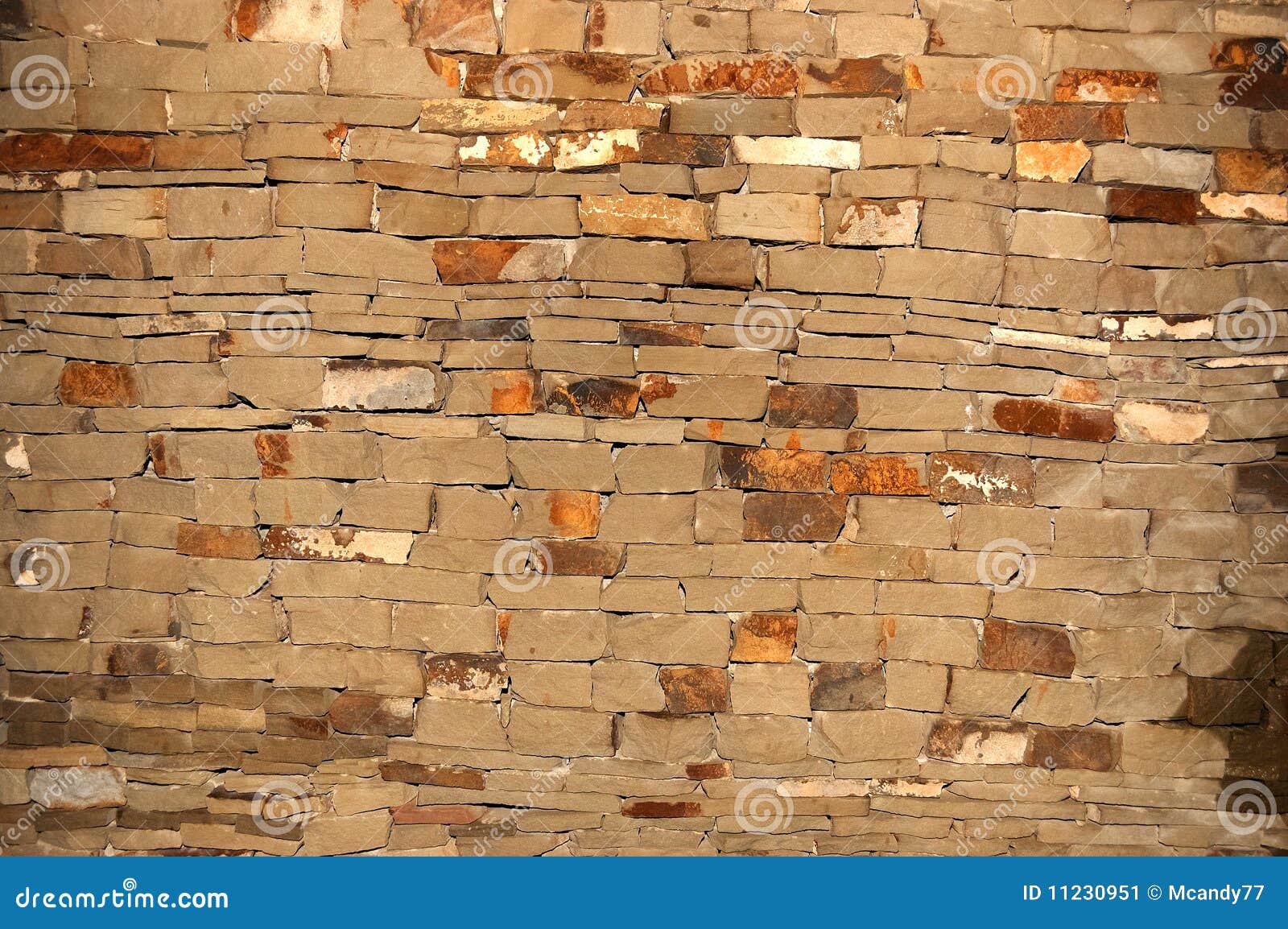 Strong Wall from Chipped Stone Stock Image - Image of wall, texture ...