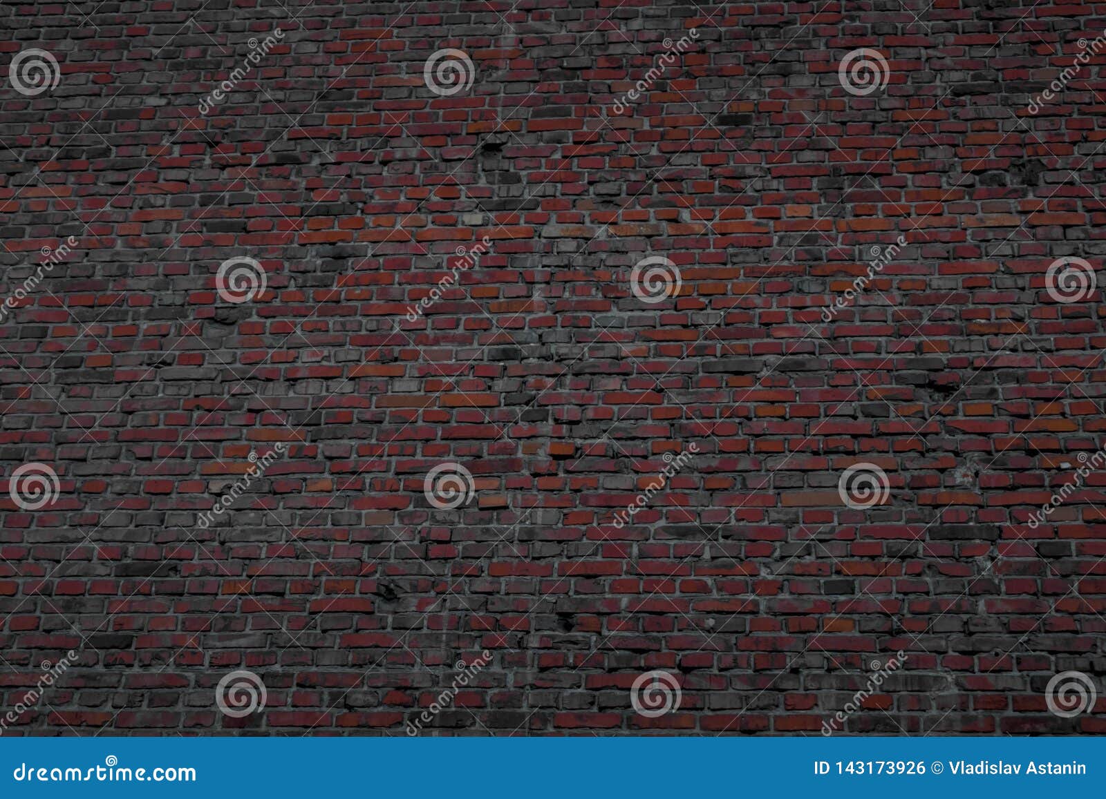 Strong Wall Made of Baked Bricks Stock Photo - Image of block ...