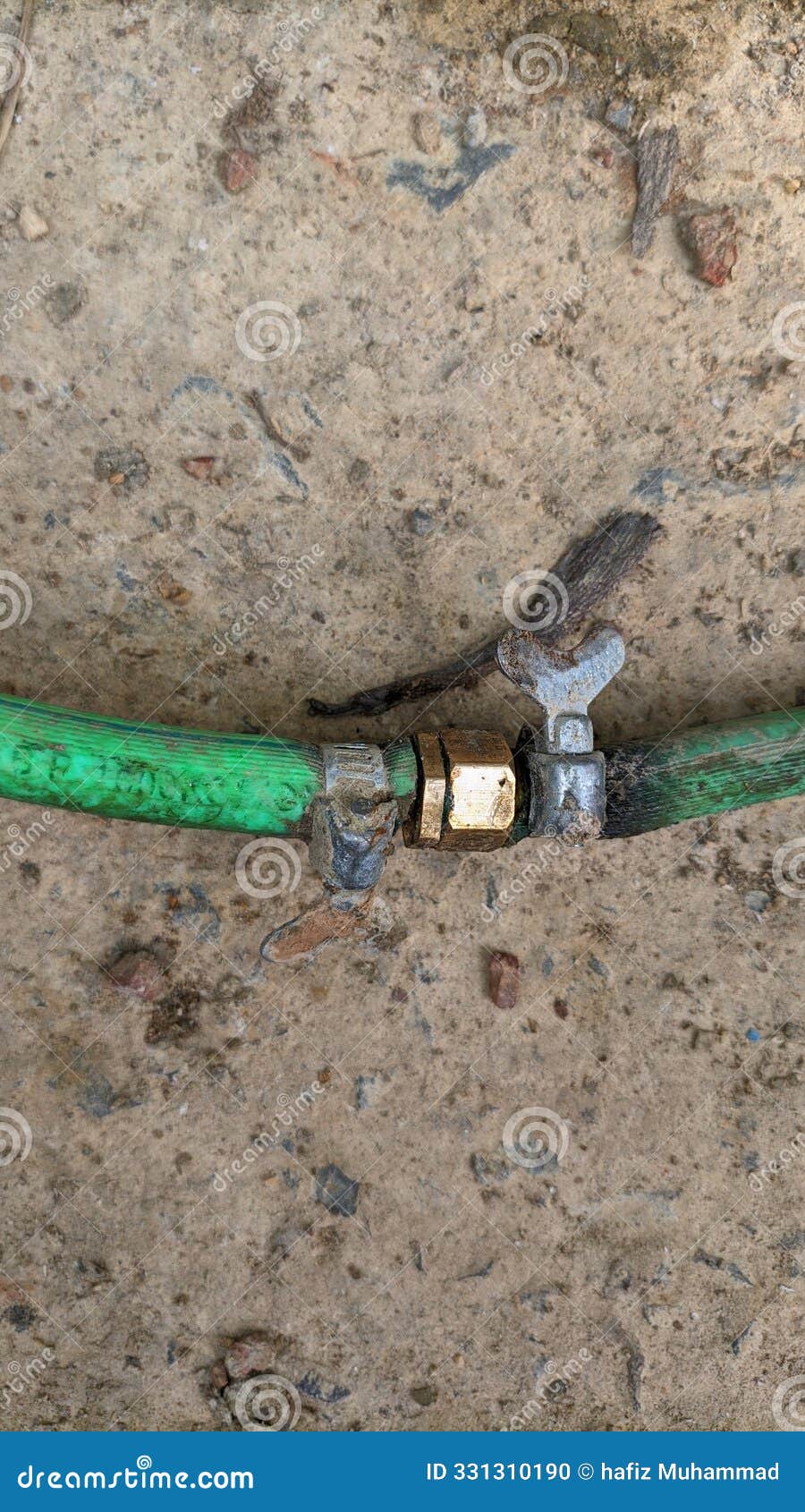 Strong Water Pipe Connections To Support the Flow of Water Stock Photo ...