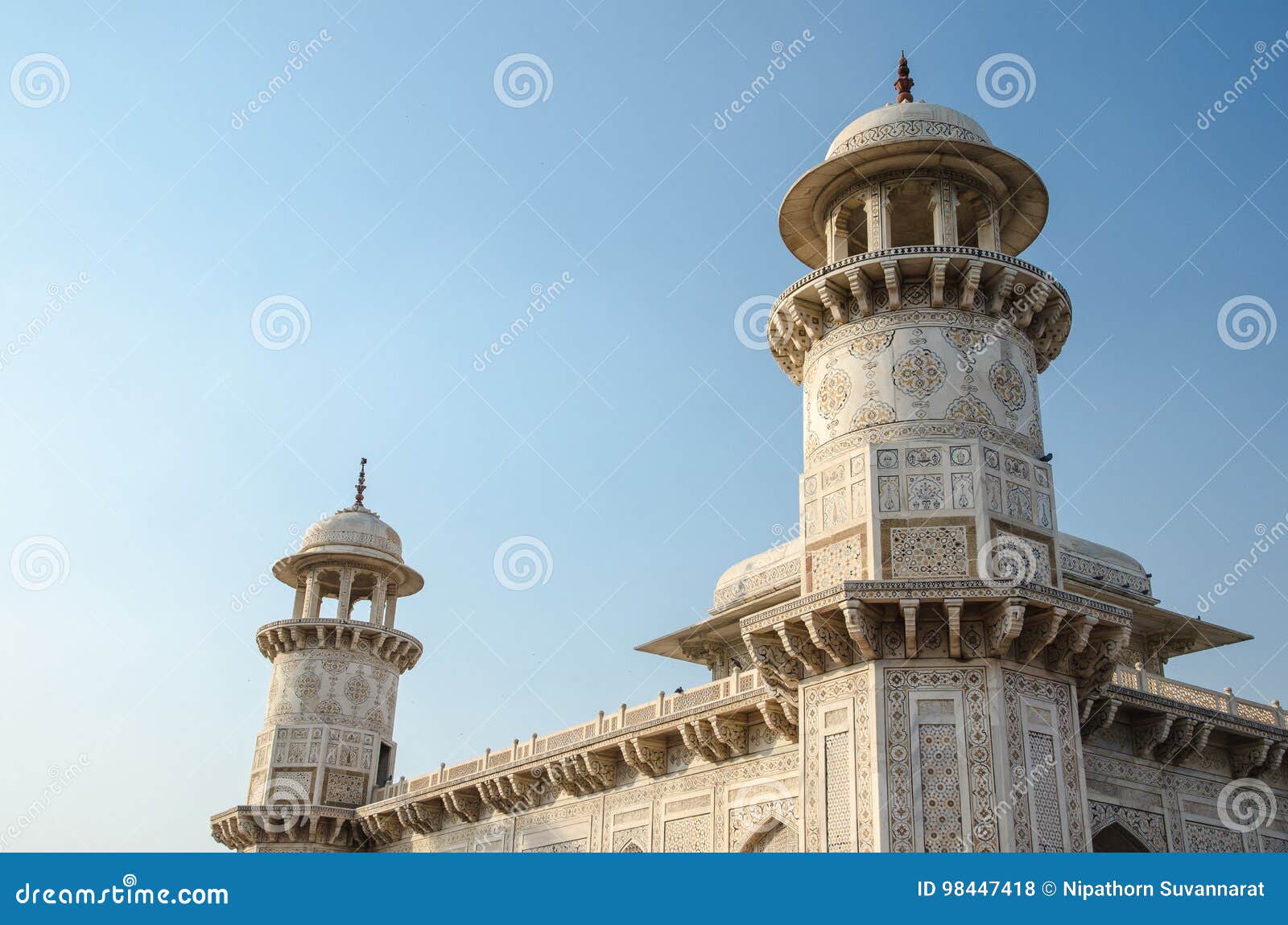 Strong white fort stock photo. Image of exterior, history - 98447418