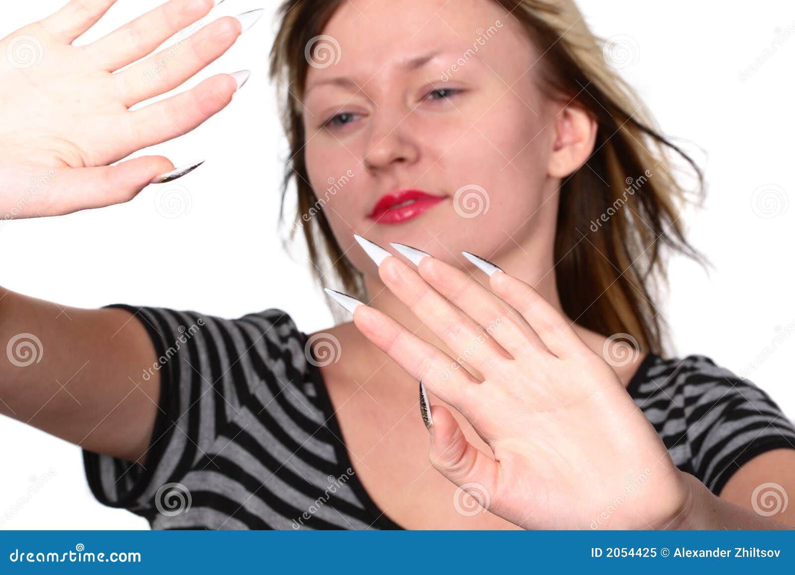 Strong wind stock image. Image of discontent, females - 2054425