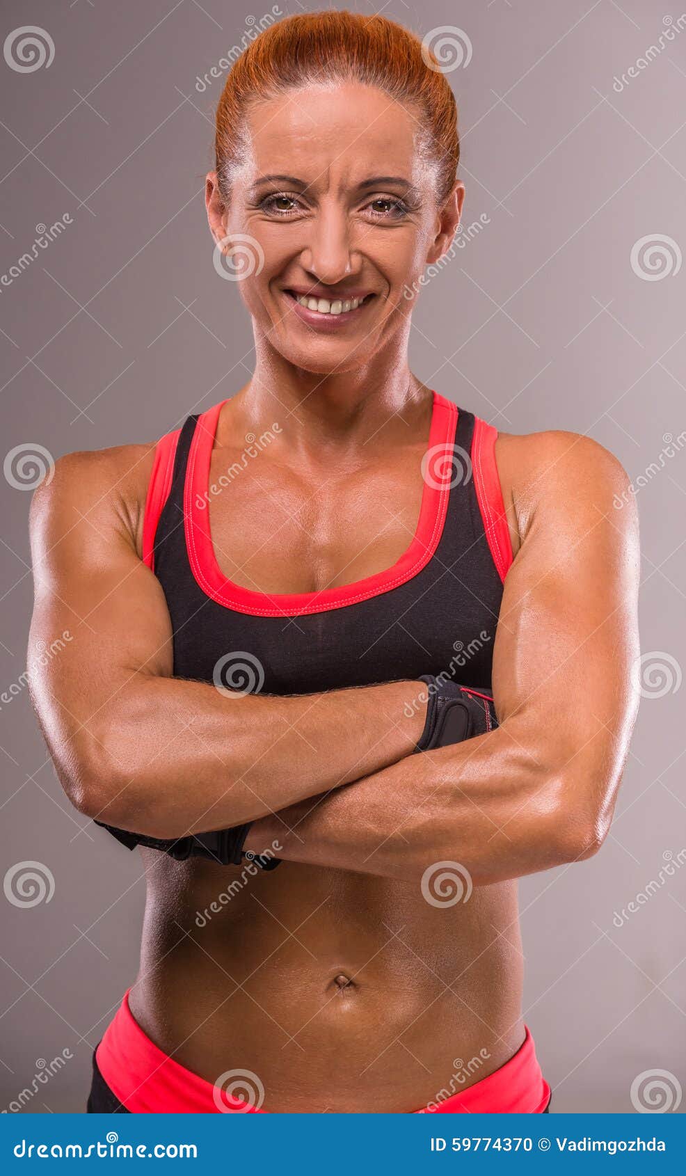 Strong woman stock photo. Image of girl, athlete, person - 59774370